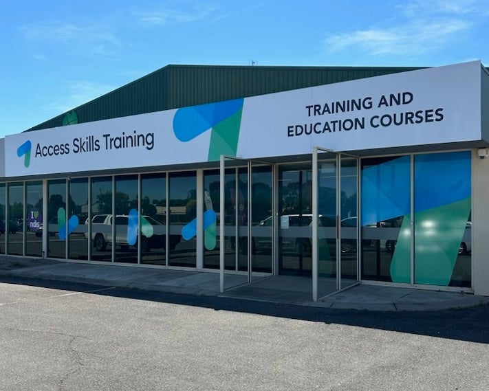 Access Skills Training Fascia and Window Decal