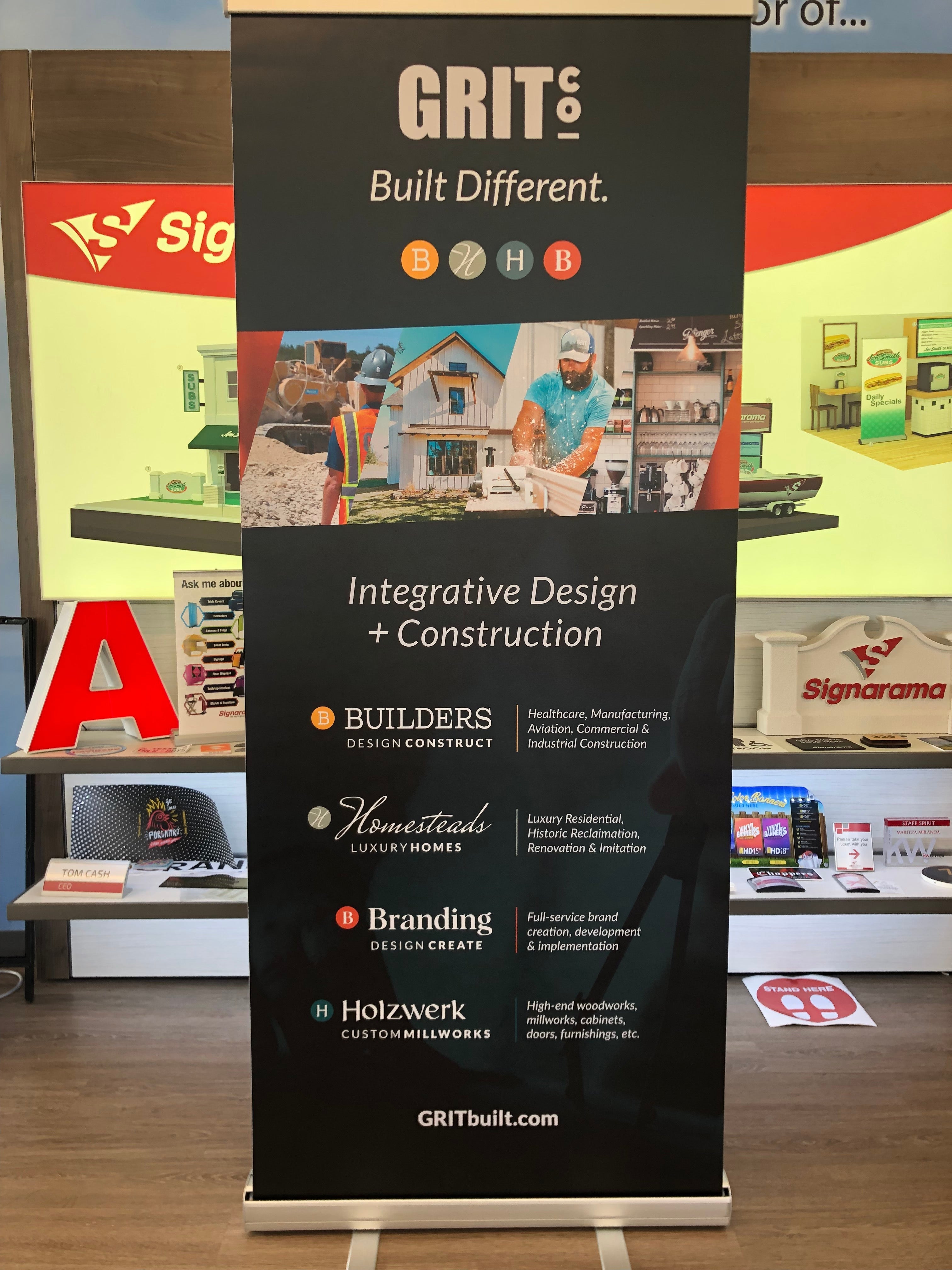 Promote your business anywhere with Signarama banner stands!
