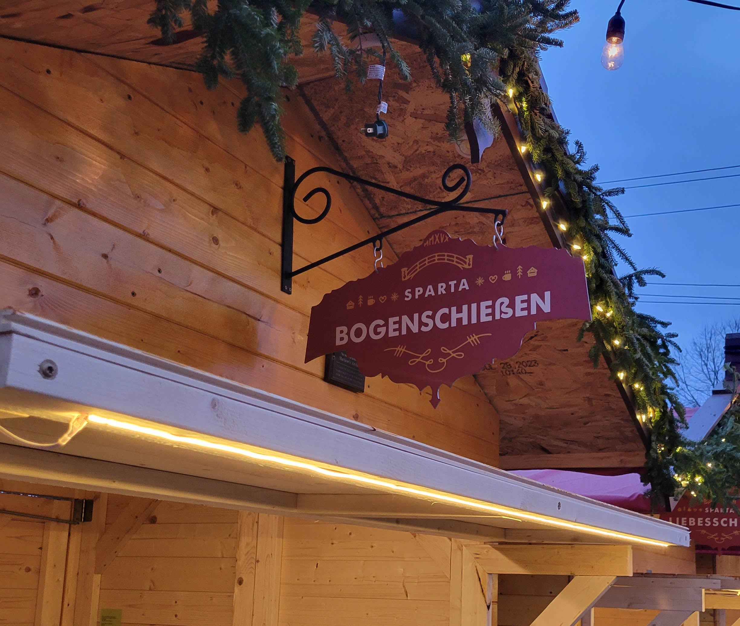 Custom Signs for Sparta Kriskindlmarkt