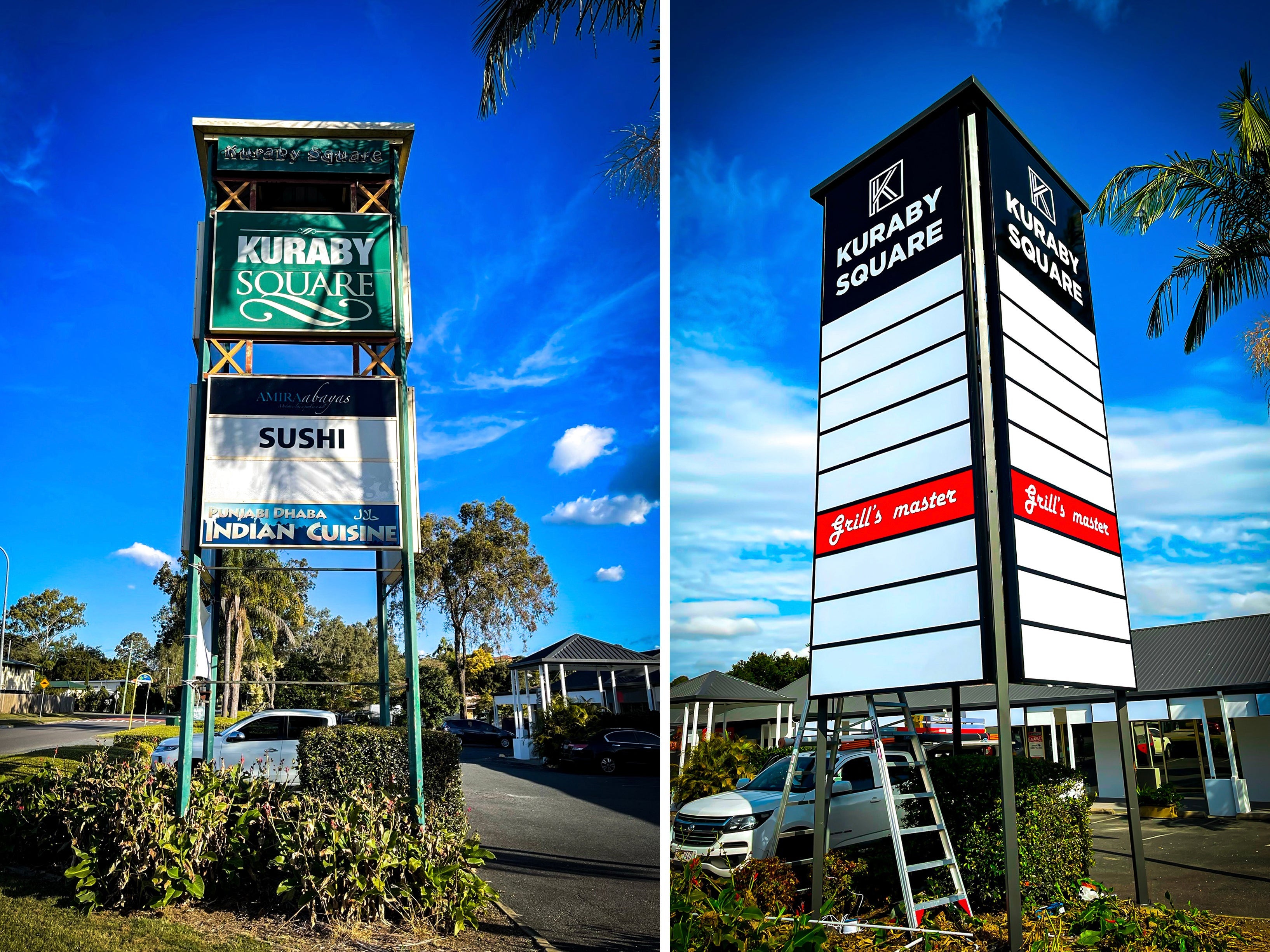 Kuraby Square Pylon Refurb