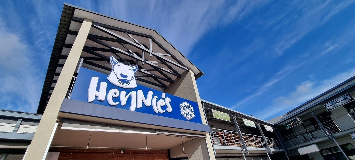 New signage work completed for Hennies