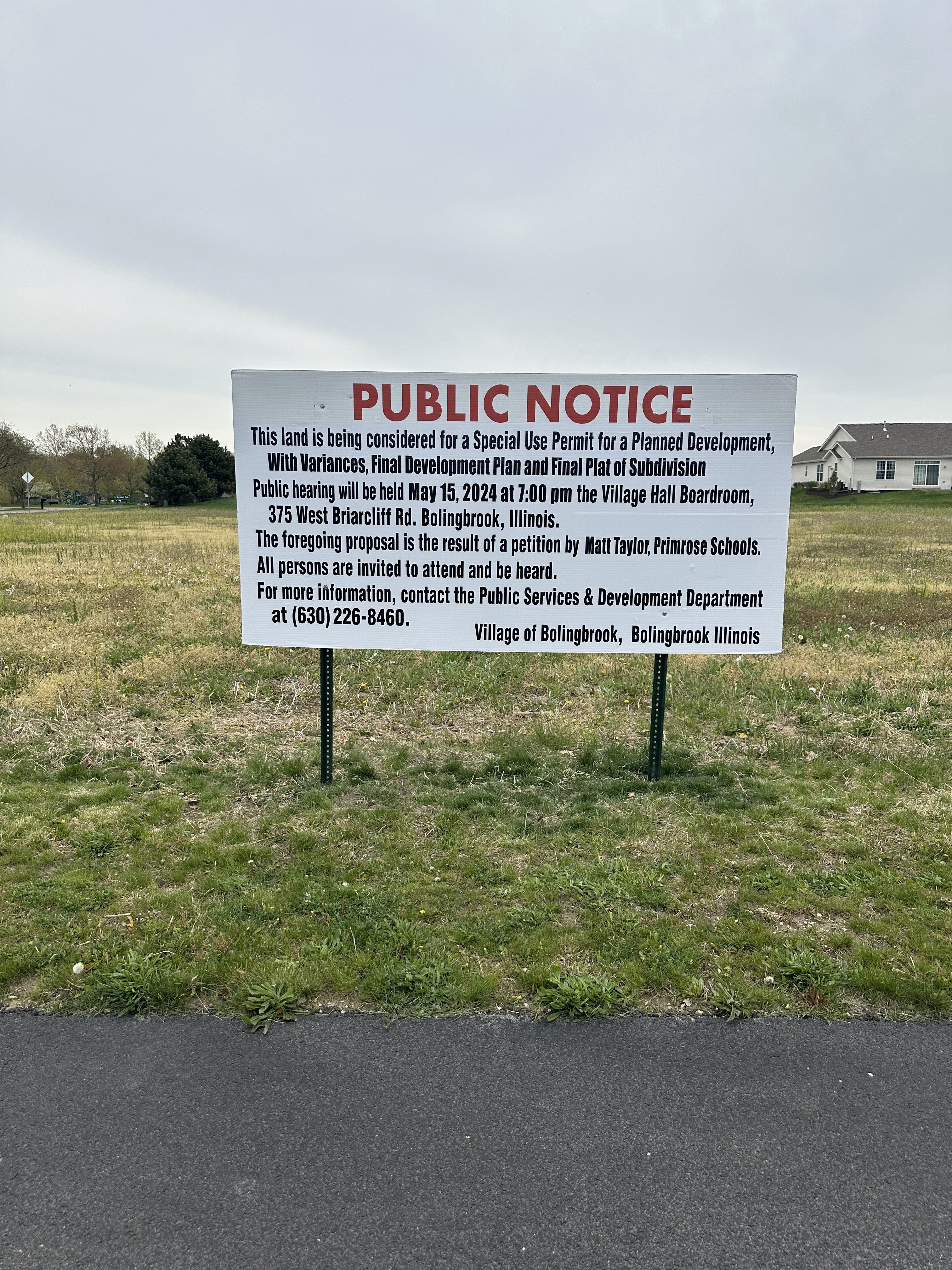 Public Notice Signs