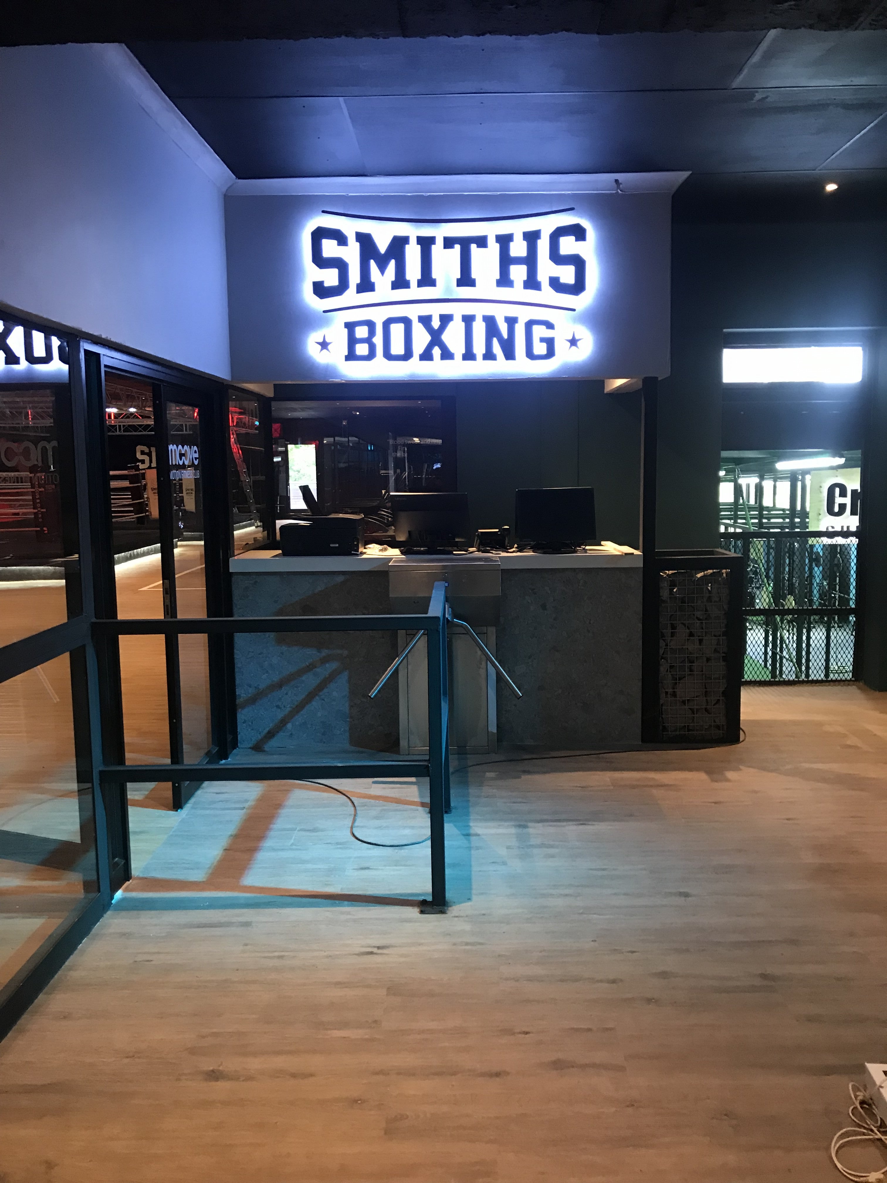 Illuminated Signage for Smiths Boxing