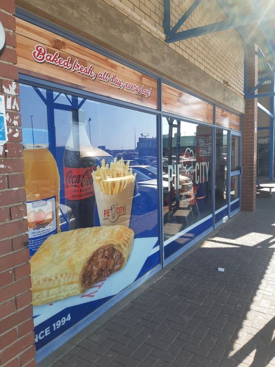 Pie City Window Graphics