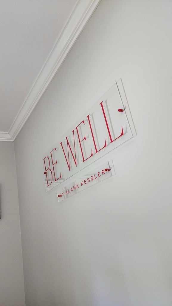 Lobby or Entry Signage for Well Being Company