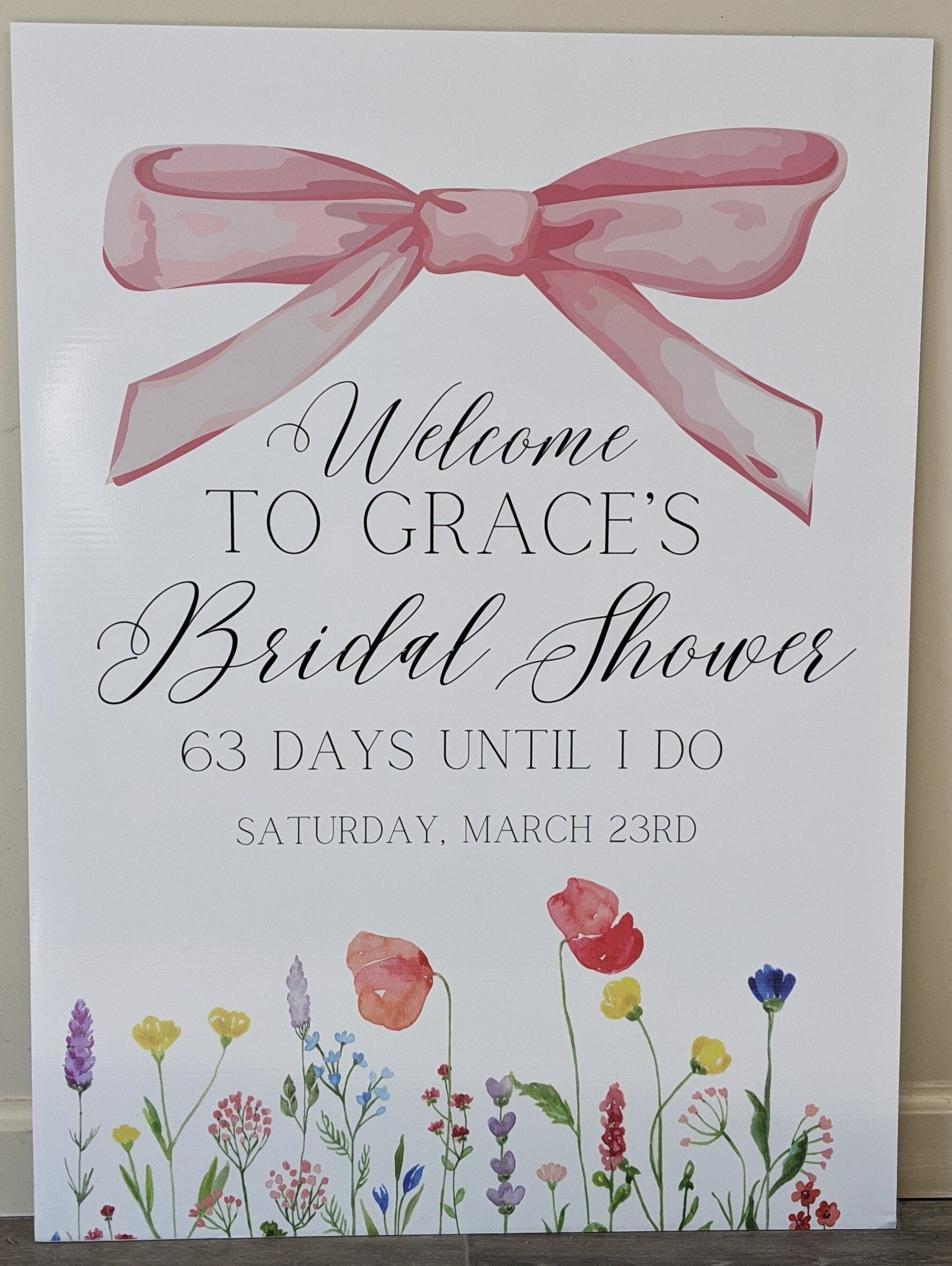 Custom Coroplast Sign