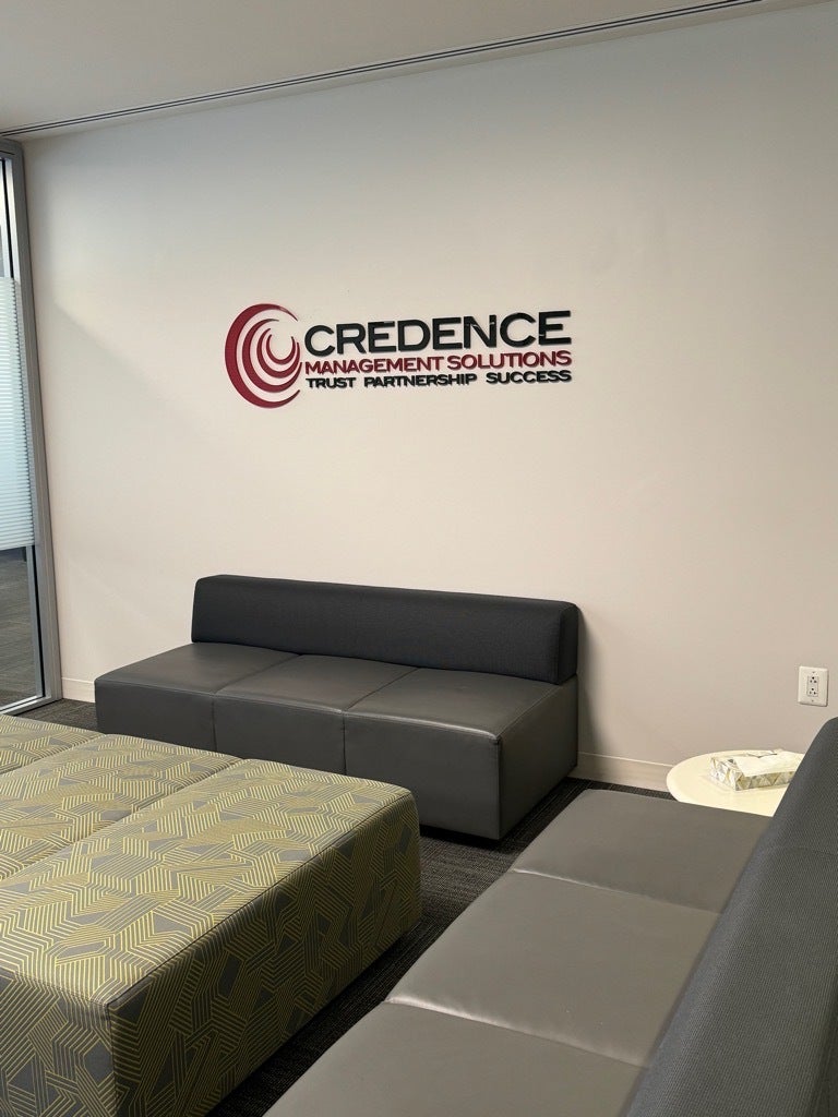 Signarama Tysons Corner Helps Credence LLC Transition Seamlessly to Their New Location in McLean VA