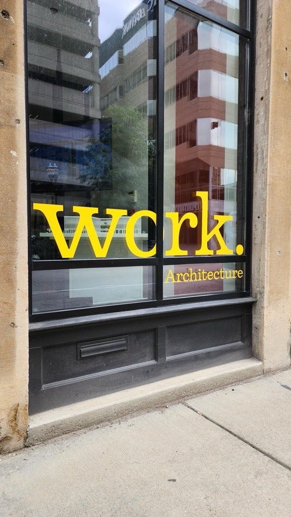 Architect Get a BOLD Sign Look in Downtown Louisville
