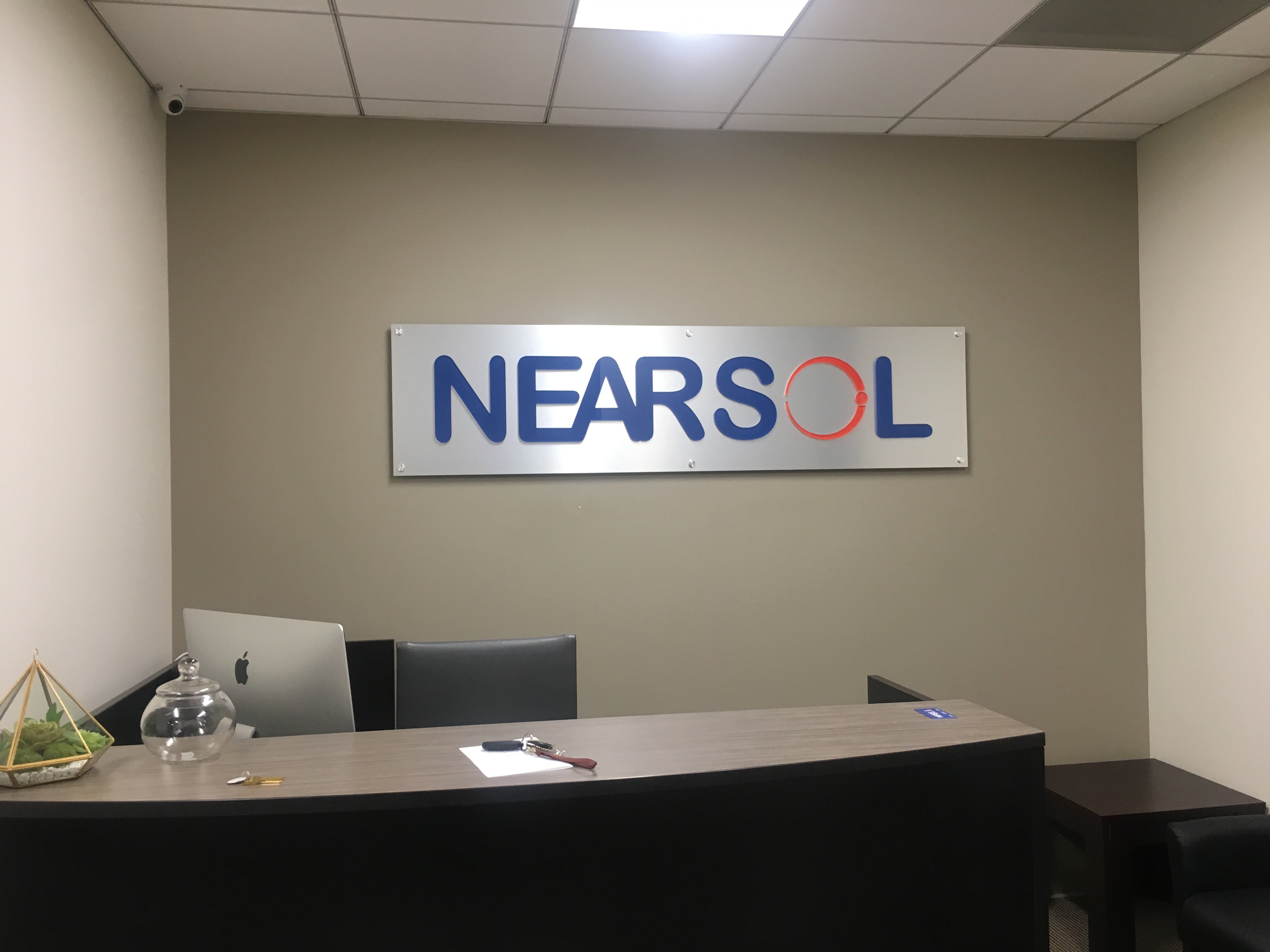 Enhance Your Lobby with Custom Brushed Aluminum and Acrylic Dimensional ...