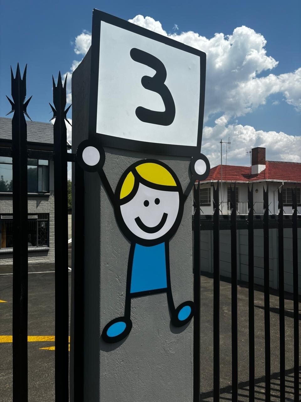 Fun signage completed for local nursery school