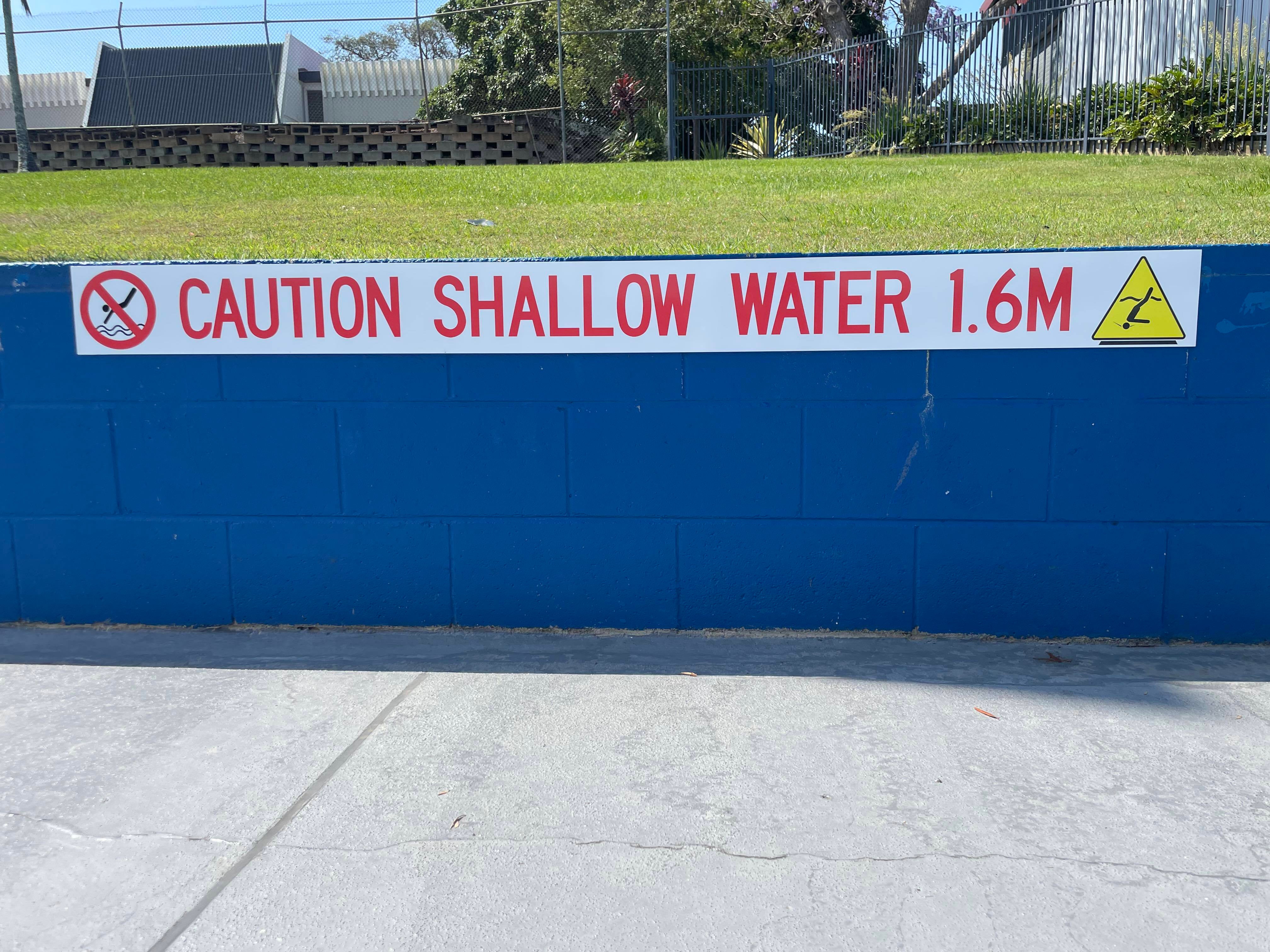 Safety First! Commanding Safety Signage for Local Swimming Pool ...