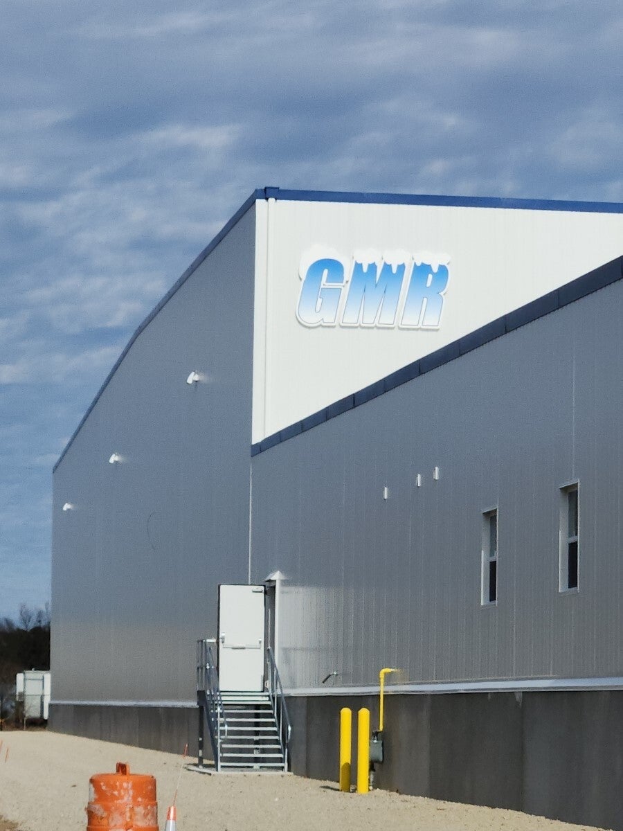 Building and monument signs for GMR Cold Storage in Vineland