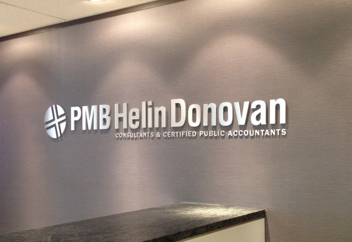 Reception Area 3D Logo Sign in Dallas, TX