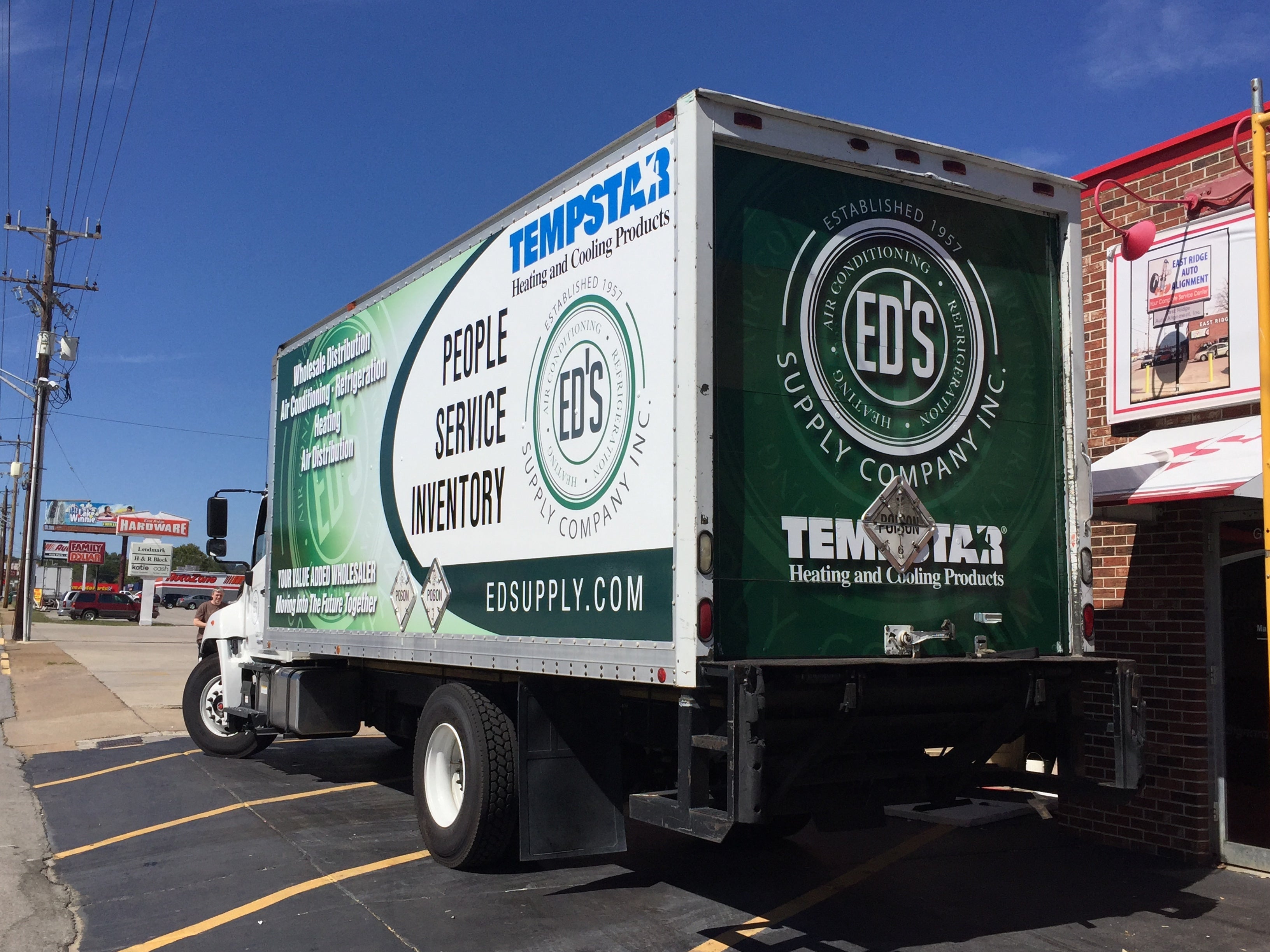 Delivery Trucks Make the Best Signs!!
