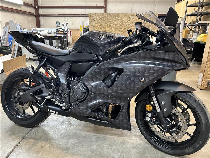 Custom Motorcycle Wrap: Bringing Toothless to Life