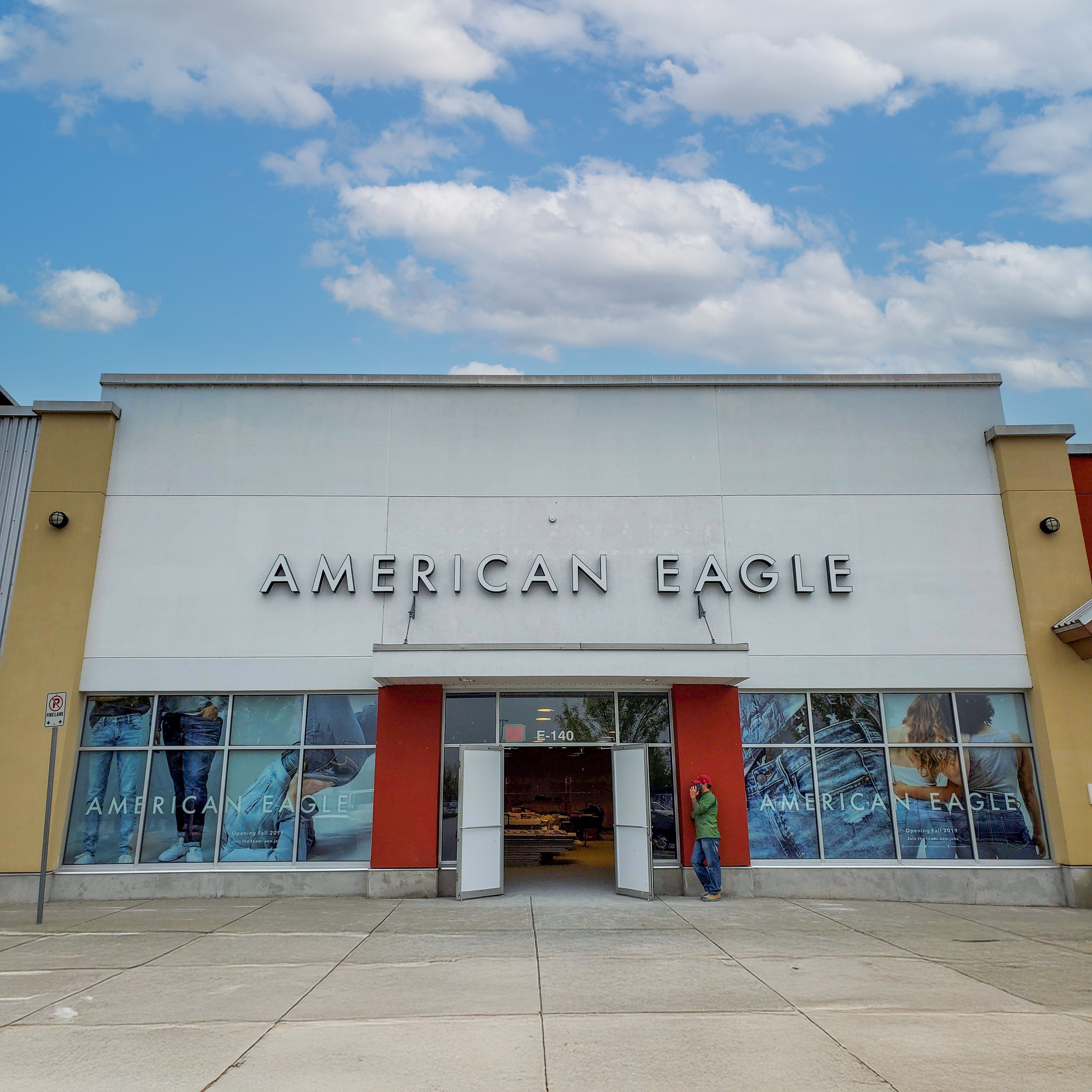 Storefront Signage for American Eagle!