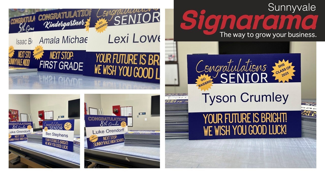 Custom Graduation Yard Signs