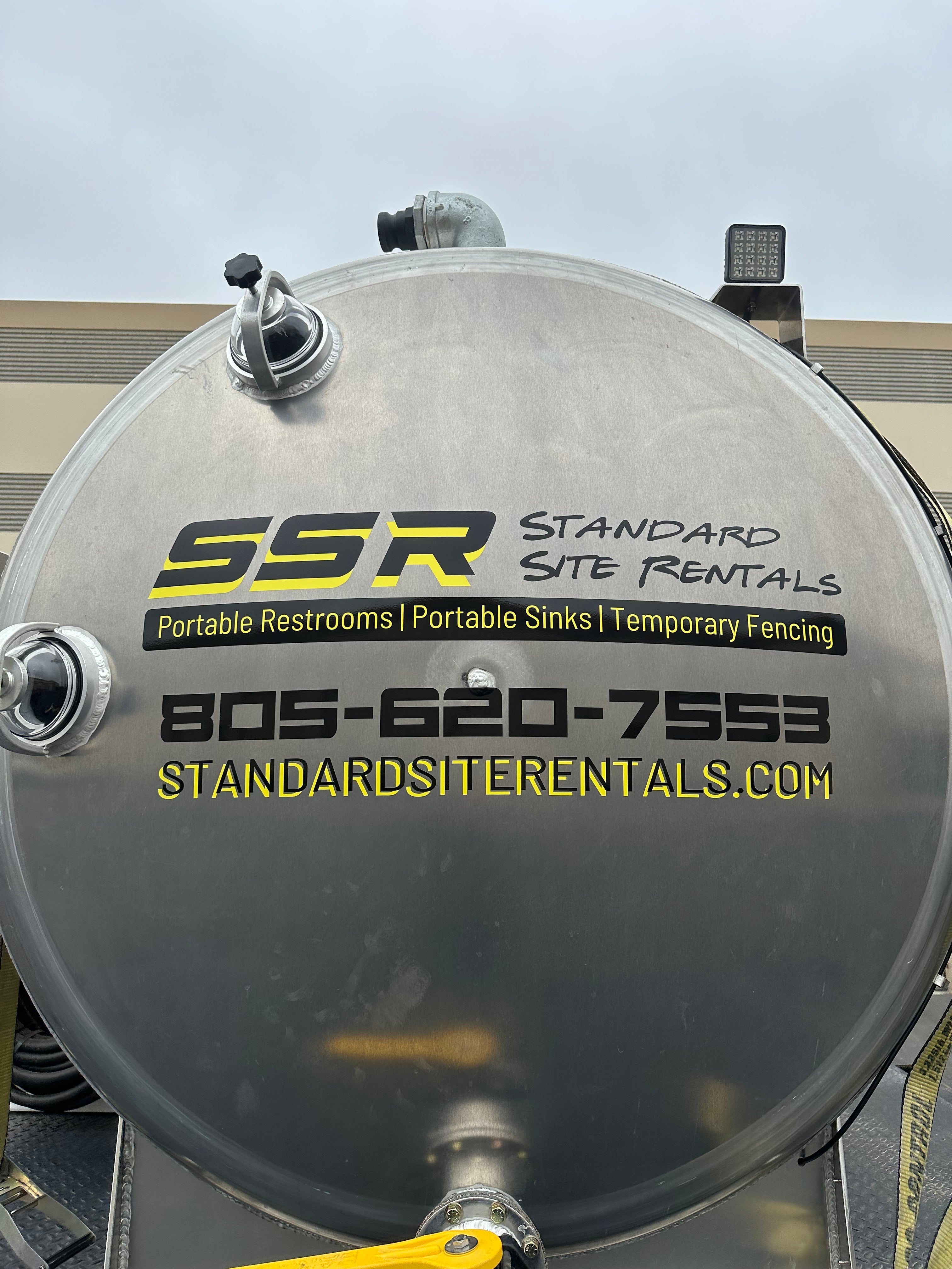 Custom Contour Cut Vinyl Signage for Standard Site Rentals