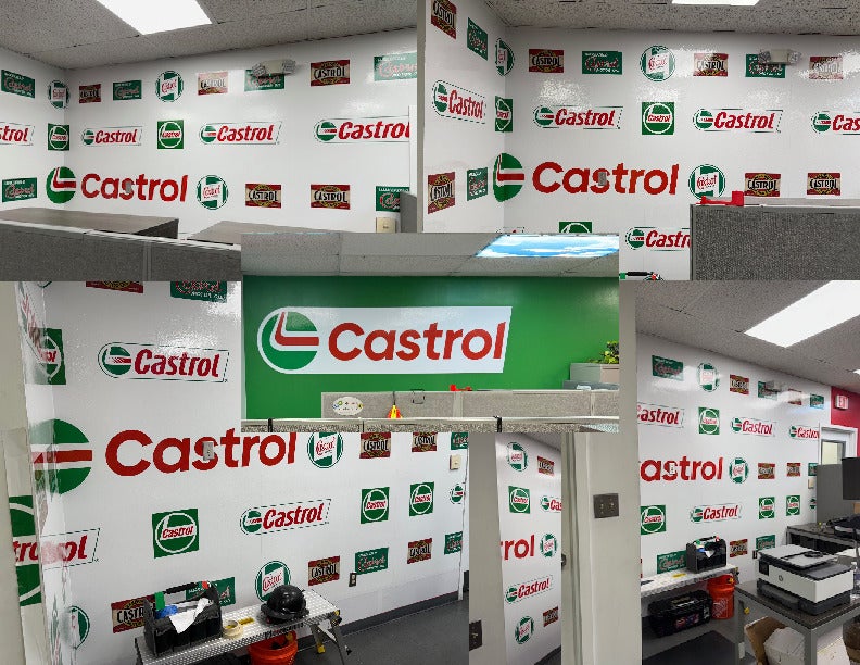 Company Logos Wall Wrap