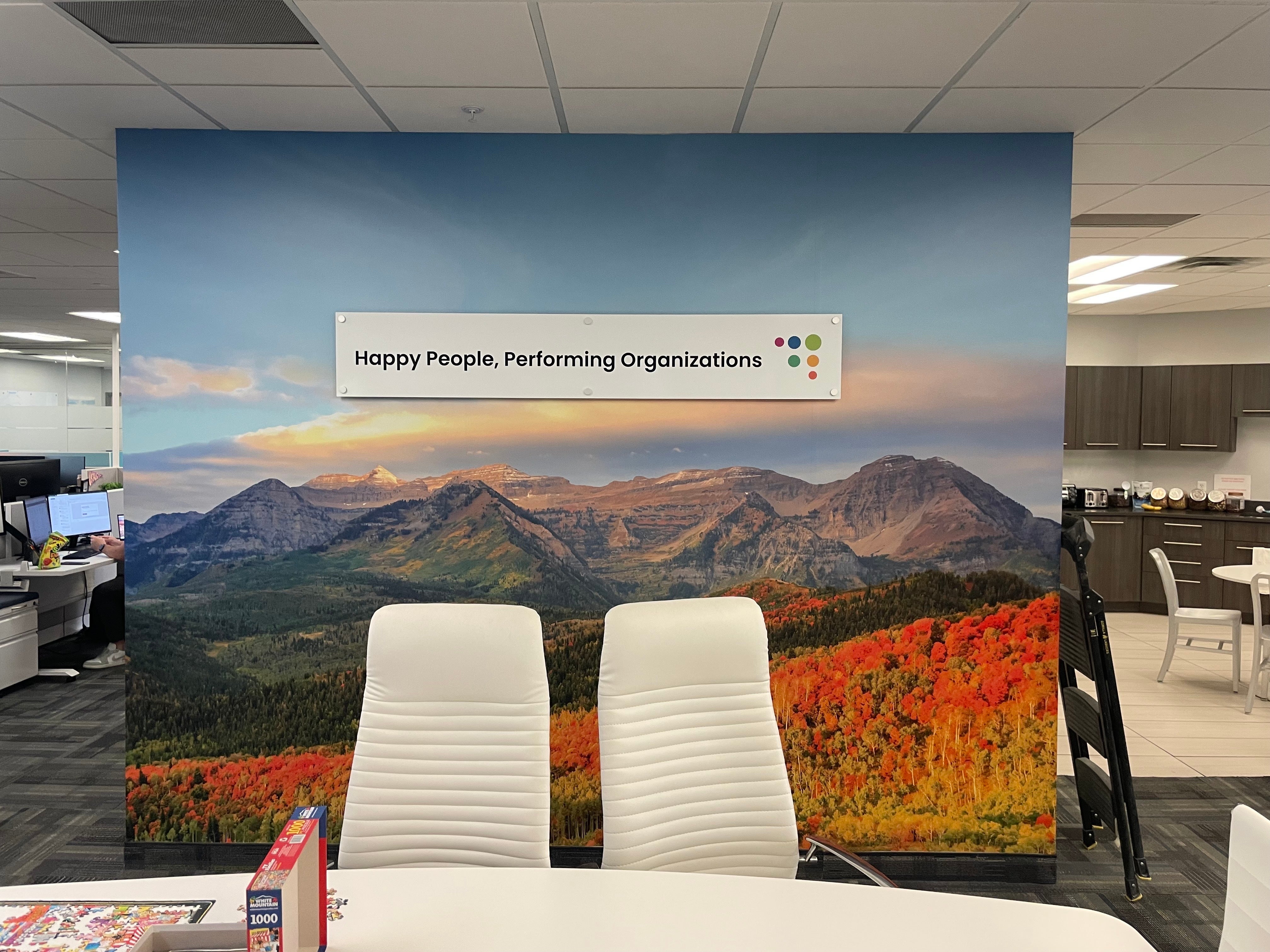 Custom Wall Graphic Printed on PhotoTex – Removable, Repositionable ...