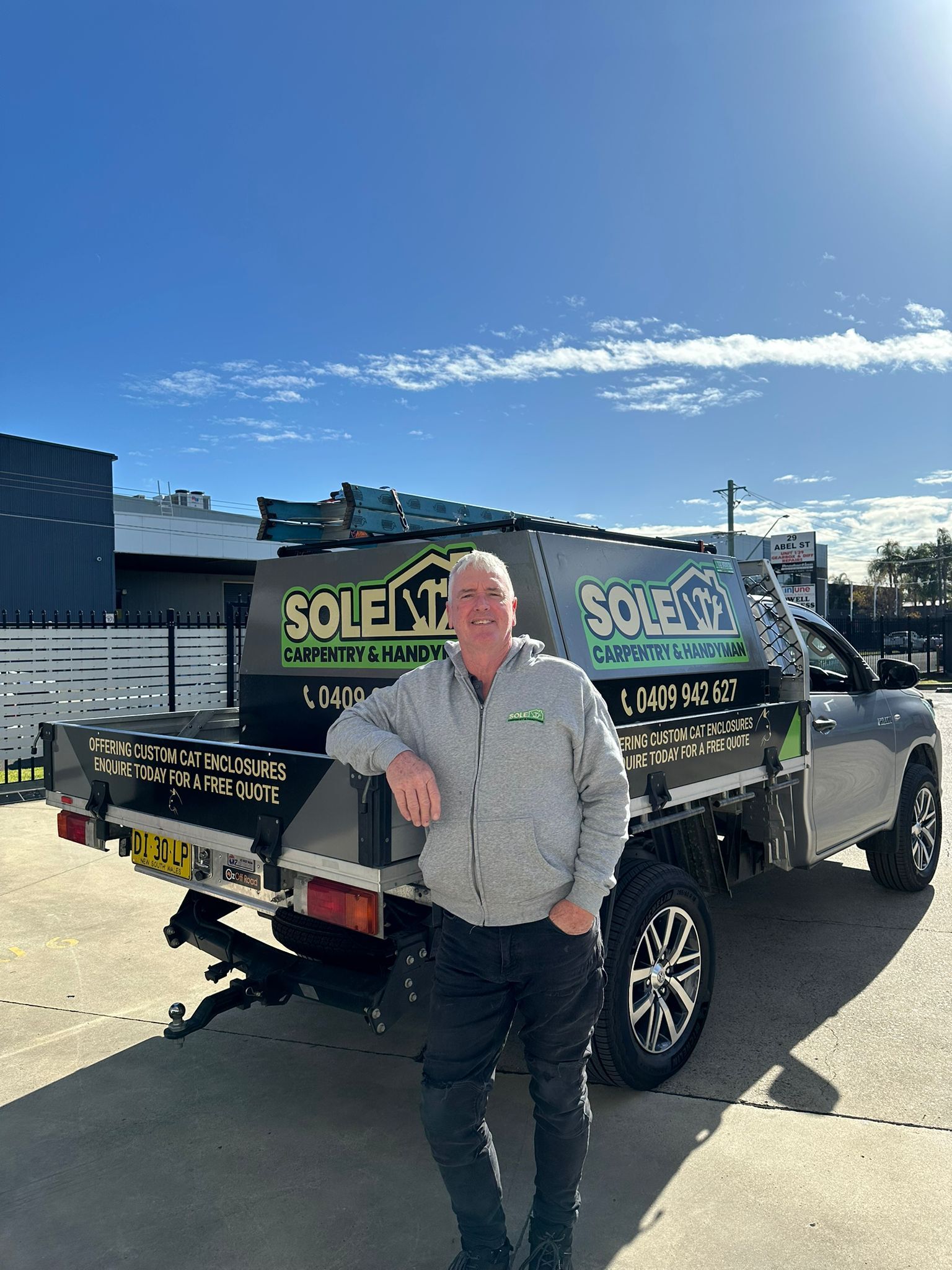 Vehicle Signage for Sole Carpentry