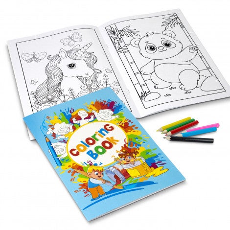 Buy custom branded Custom Cover Colouring Book - A4S with your logo ...