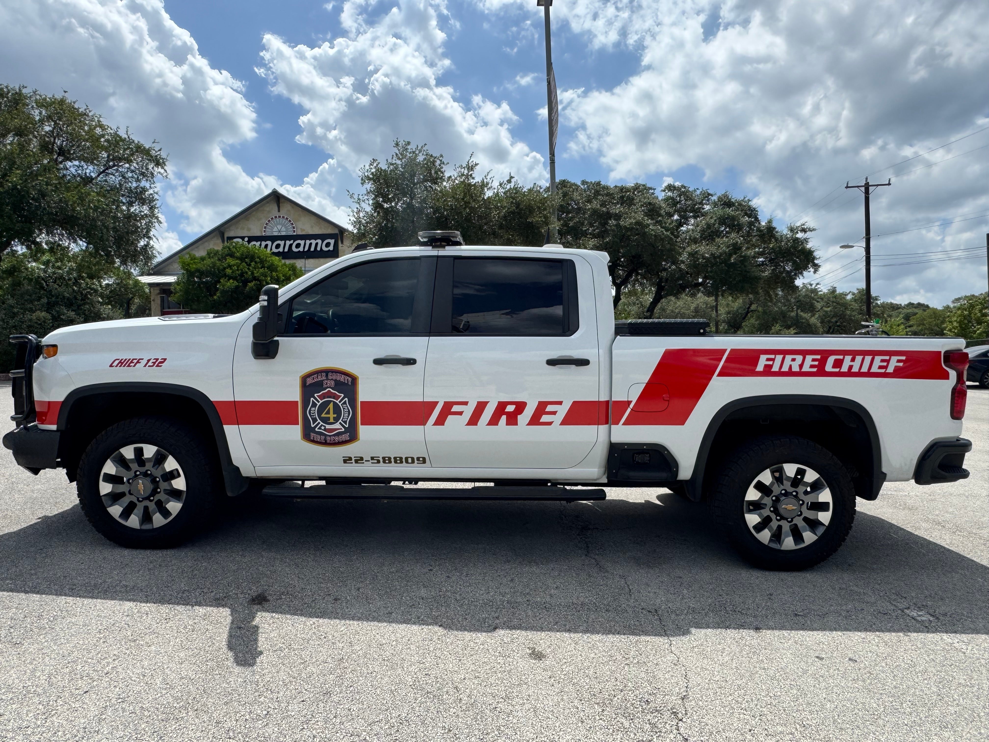 New Reflective Graphics for Bexar County ESD Fire Department