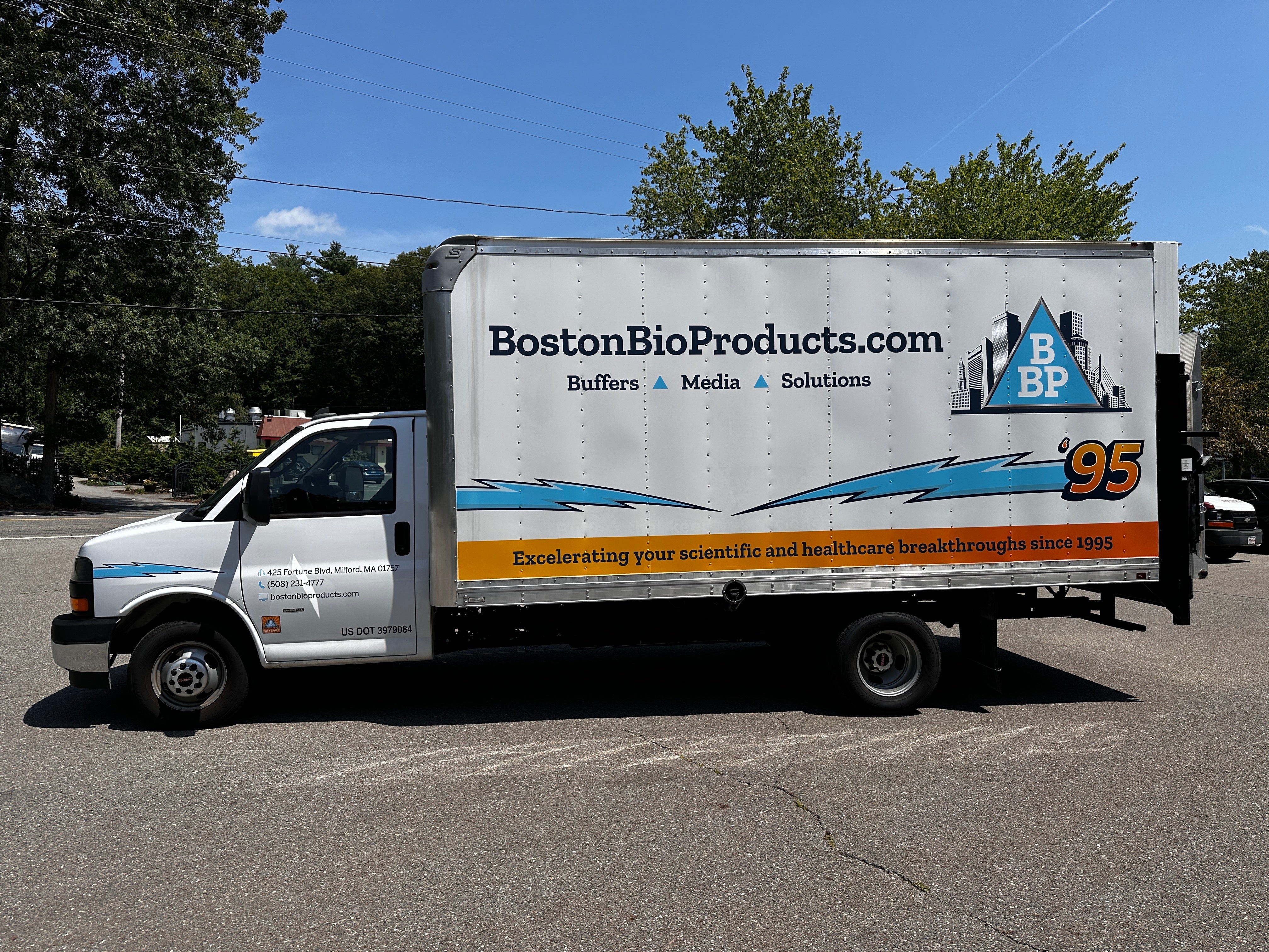 Van Graphics & Lettering - Boston BioProducts (Milford, MA)