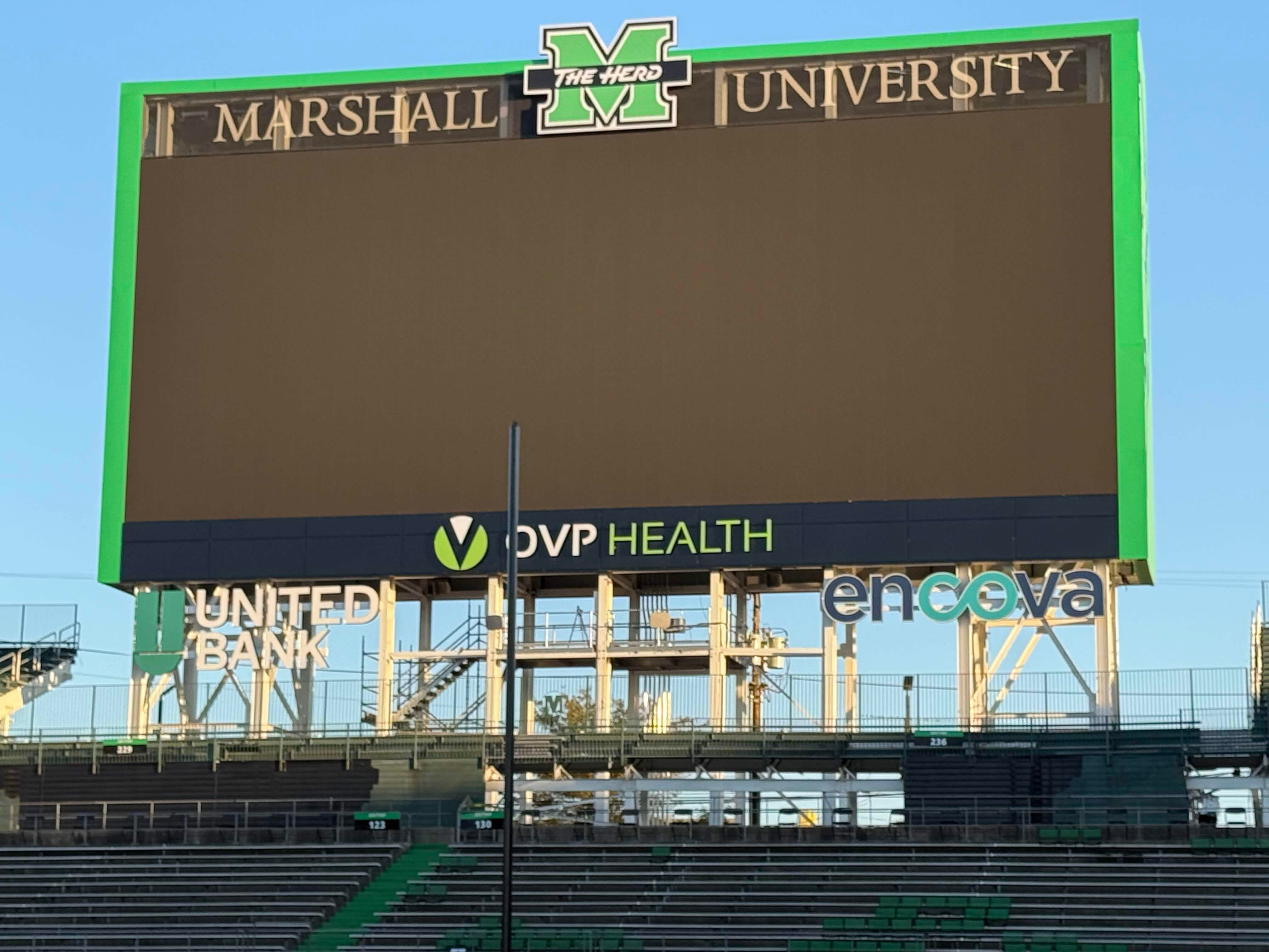 Signarama Rivercities Gives Marshall University Football Stadium ...
