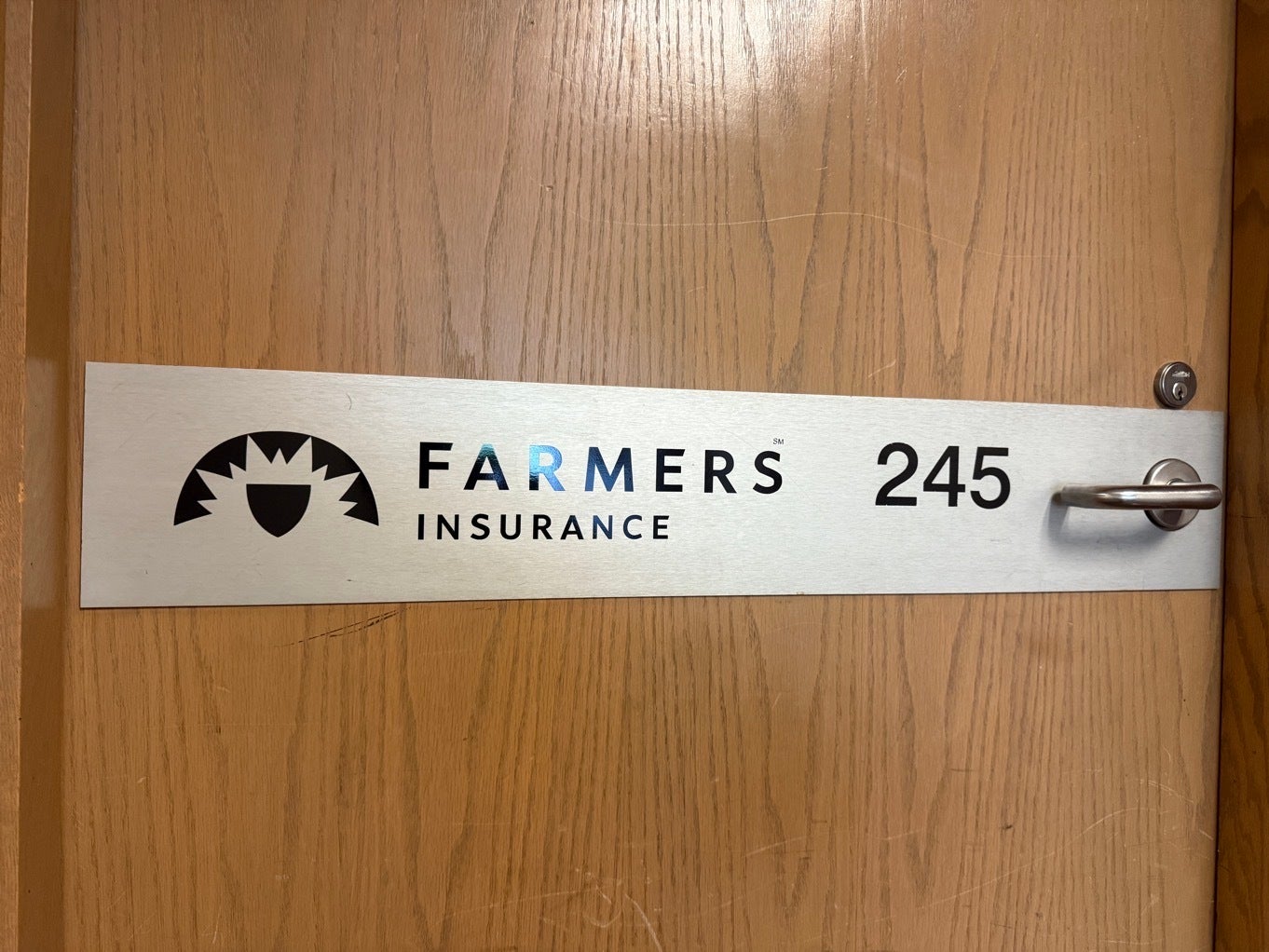 Custom Office Suite Plaques for Property Managers and Tenants