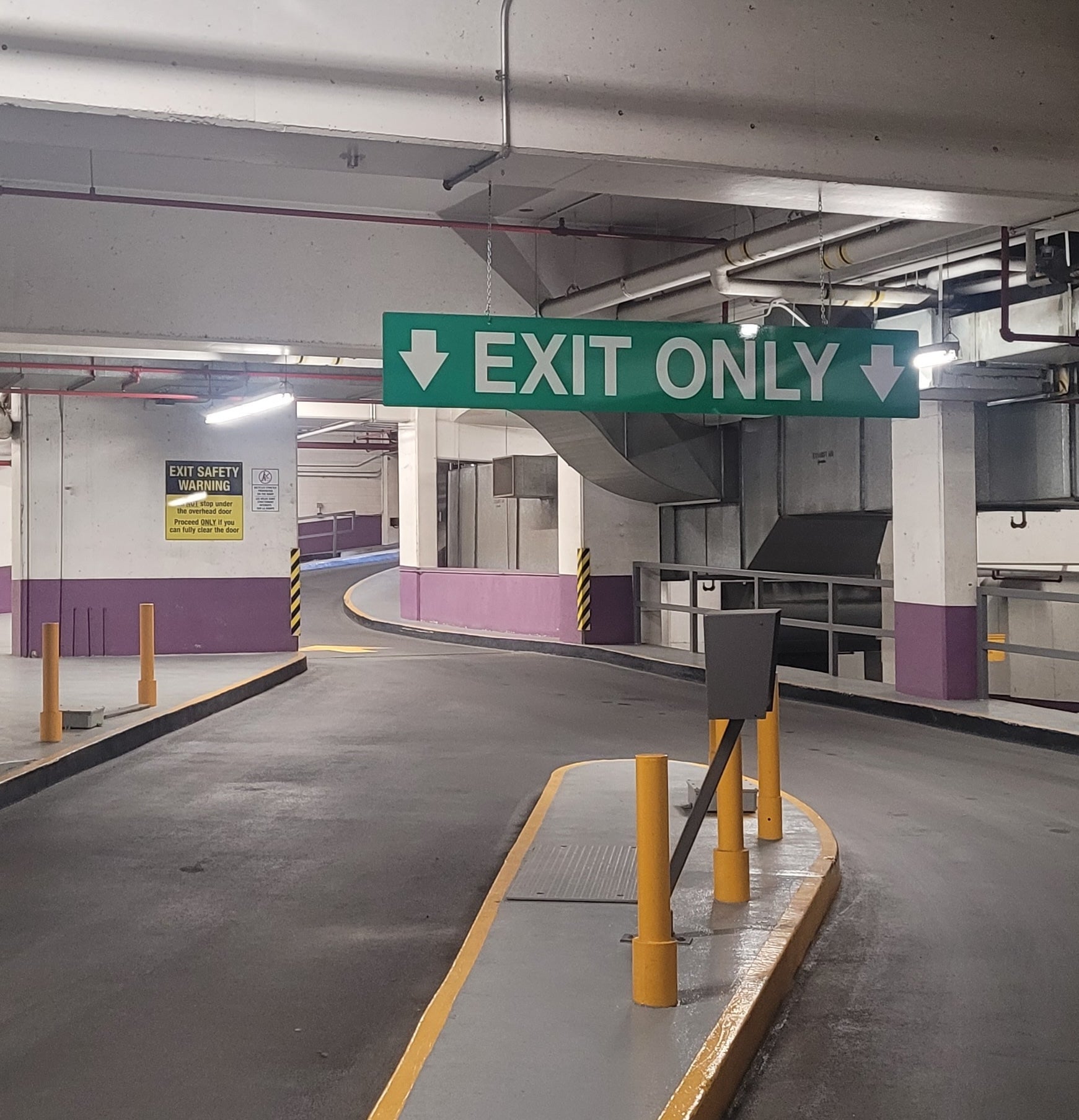 Parkade Signage for Maple Leaf Property Management in Edmonton, AB