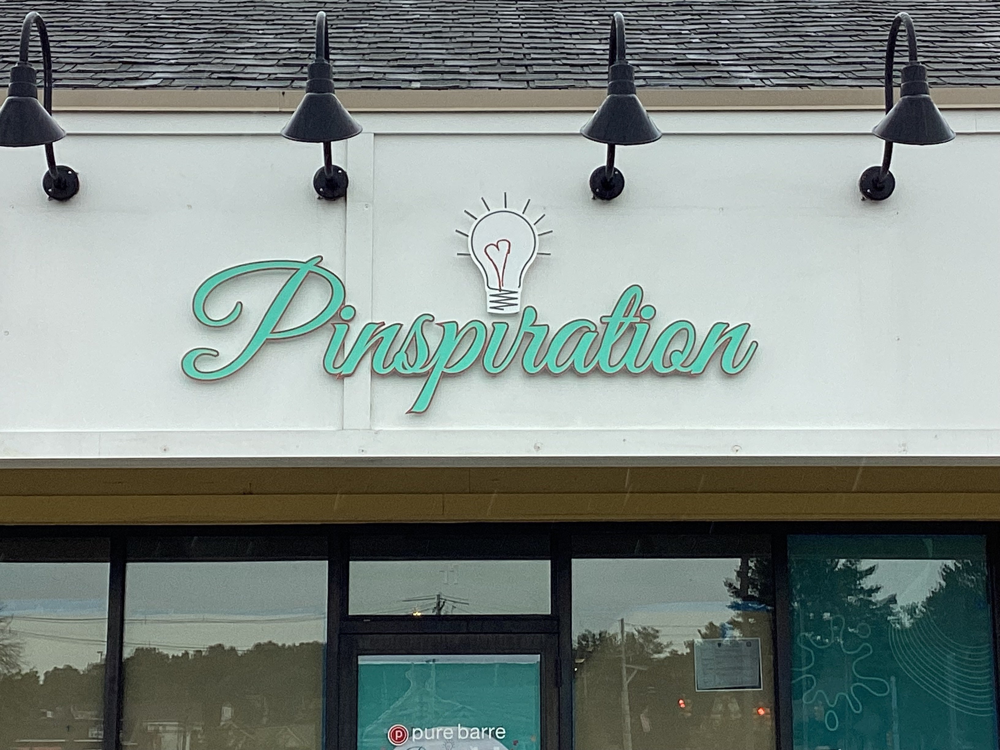 Dimensional Letters and Pylon Panel - Pinspiration (Sudbury, MA)