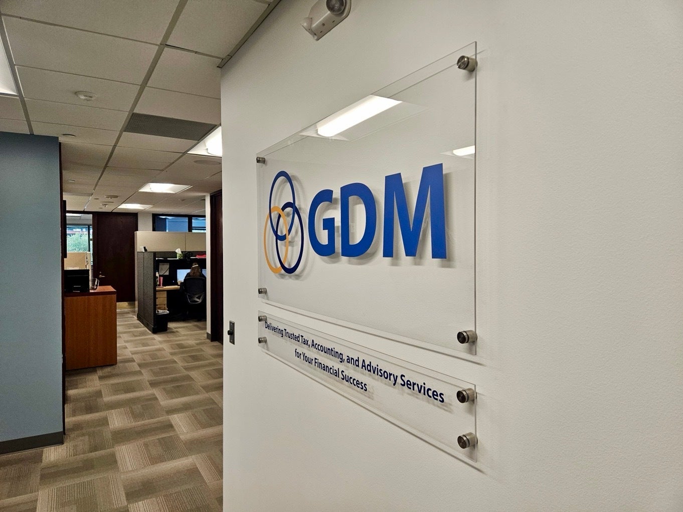 Custom Lobby Signs: How GDM Elevated Their Brand with Professional ...