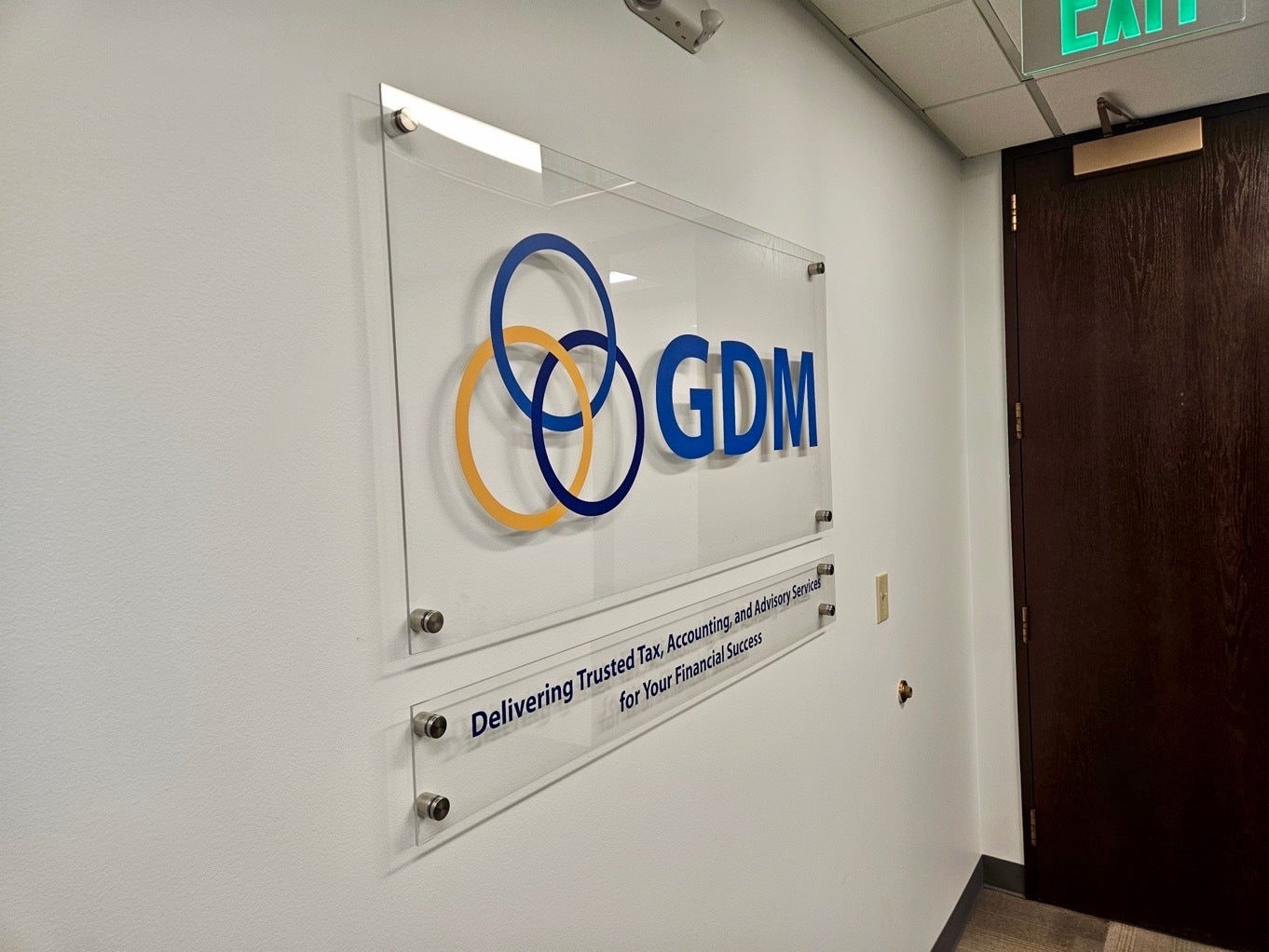 Custom Lobby Signs: How GDM Elevated Their Brand with Professional ...