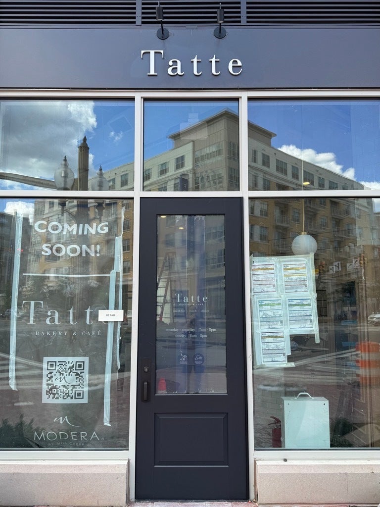Vinyl Lettering and Acrylic Signage for Tatte Bakery in Fairfax and ...