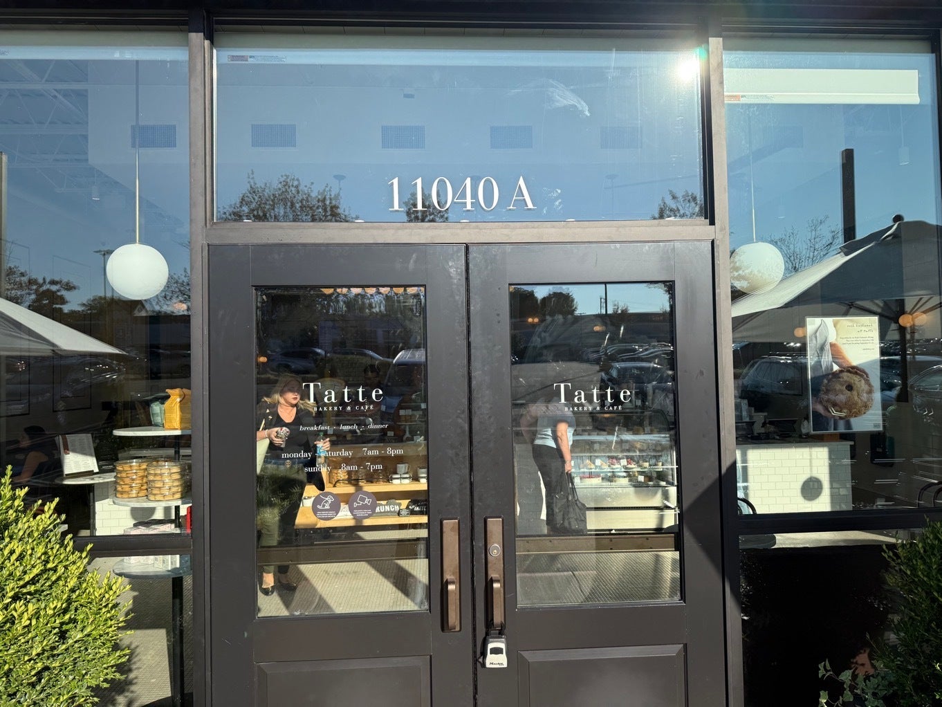 Vinyl Lettering and Acrylic Signage for Tatte Bakery in Fairfax and ...