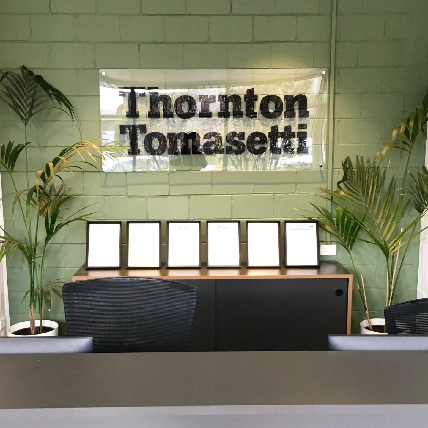 Custom 3D Acrylic Reception Sign.