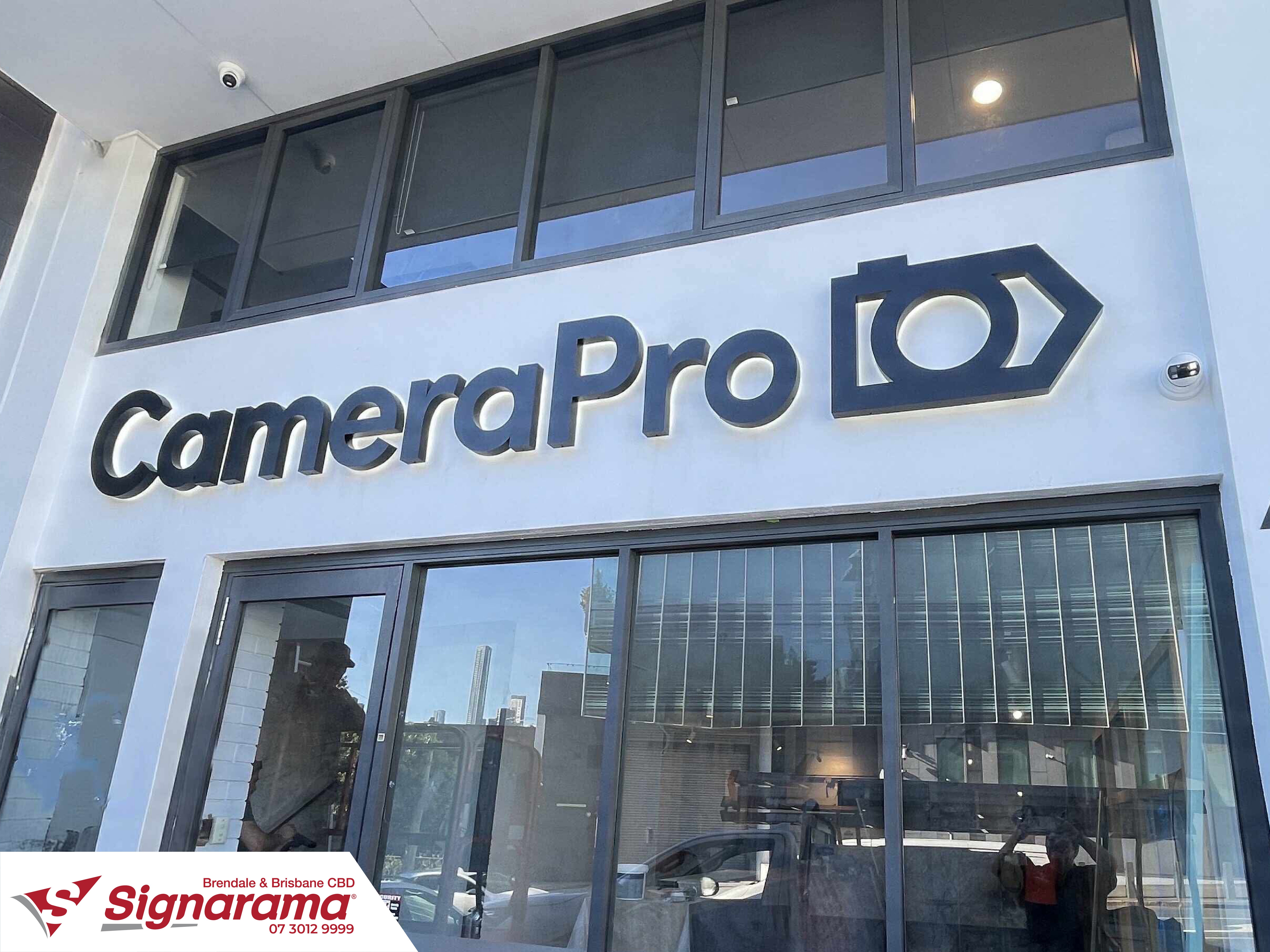 Halo-Lit 3D Signage for Camera Pro, Brisbane | Signarama Brendale