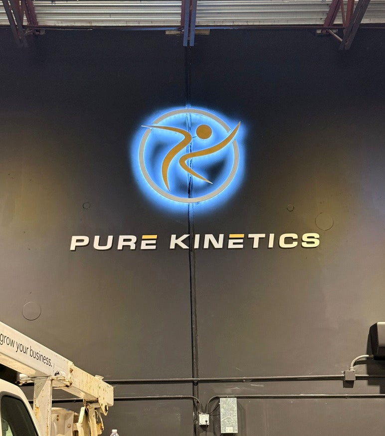 Pure Kinetics Gym Elevates Brand with New Backlit Logo