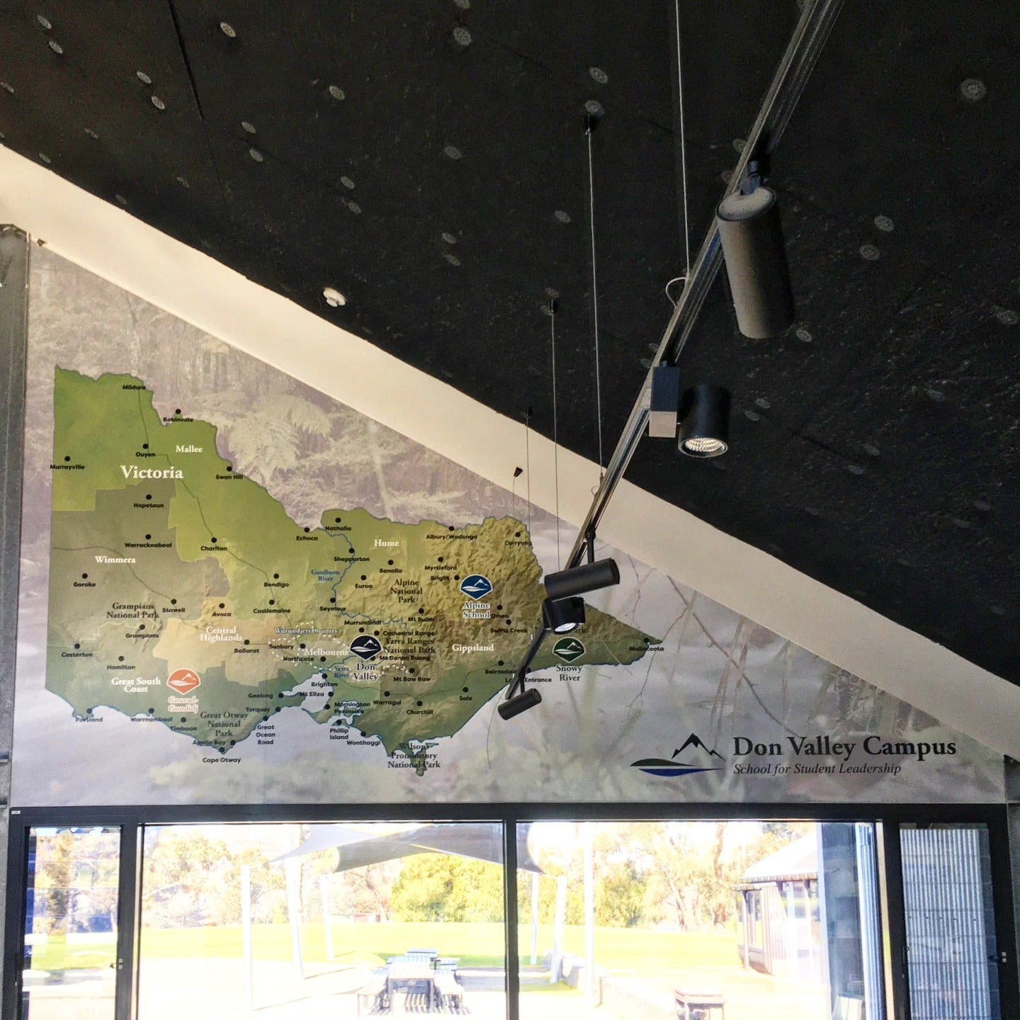 Custom Wall Graphic for The Alpine School in Don Valley