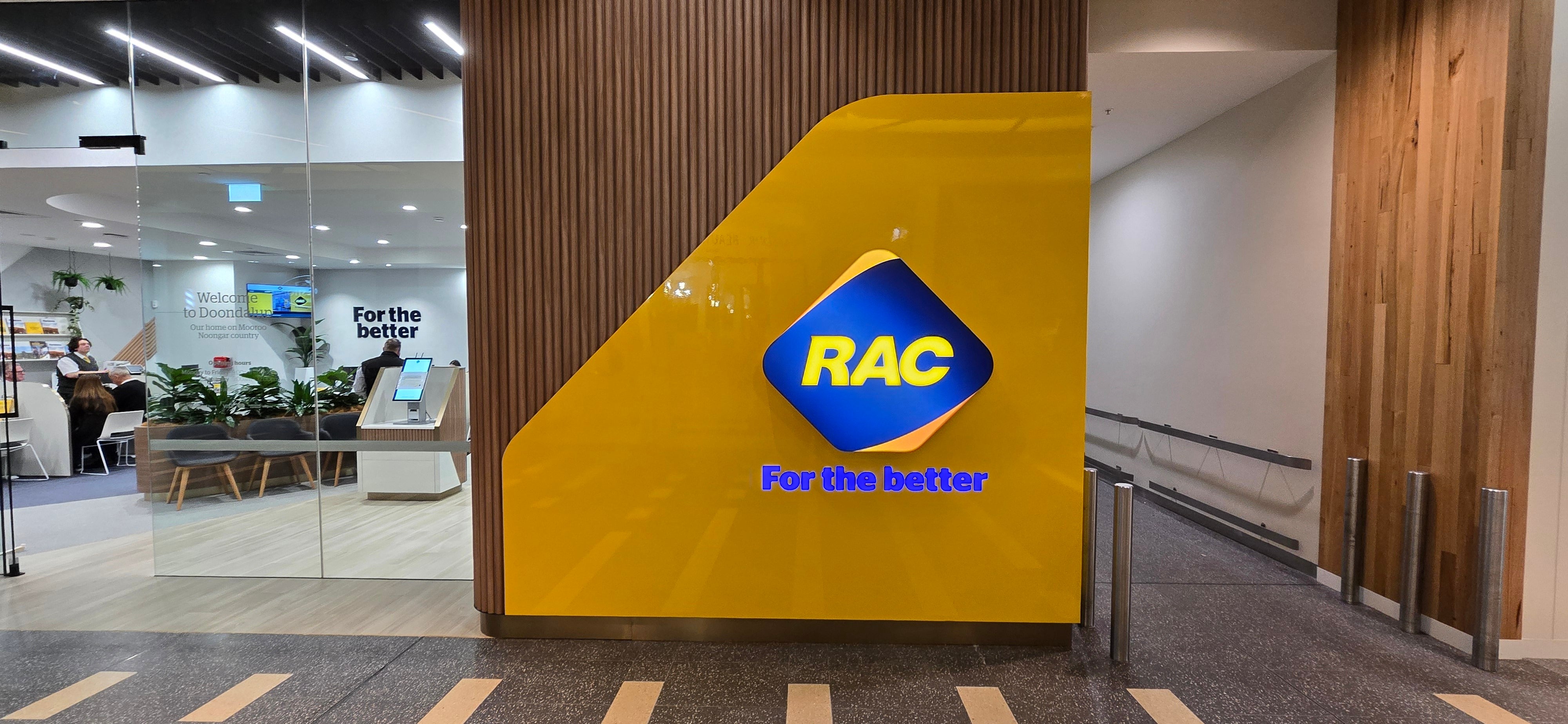 Transforming Travel: Stunning New RAC Travel Signage at Lakeside Joondalup