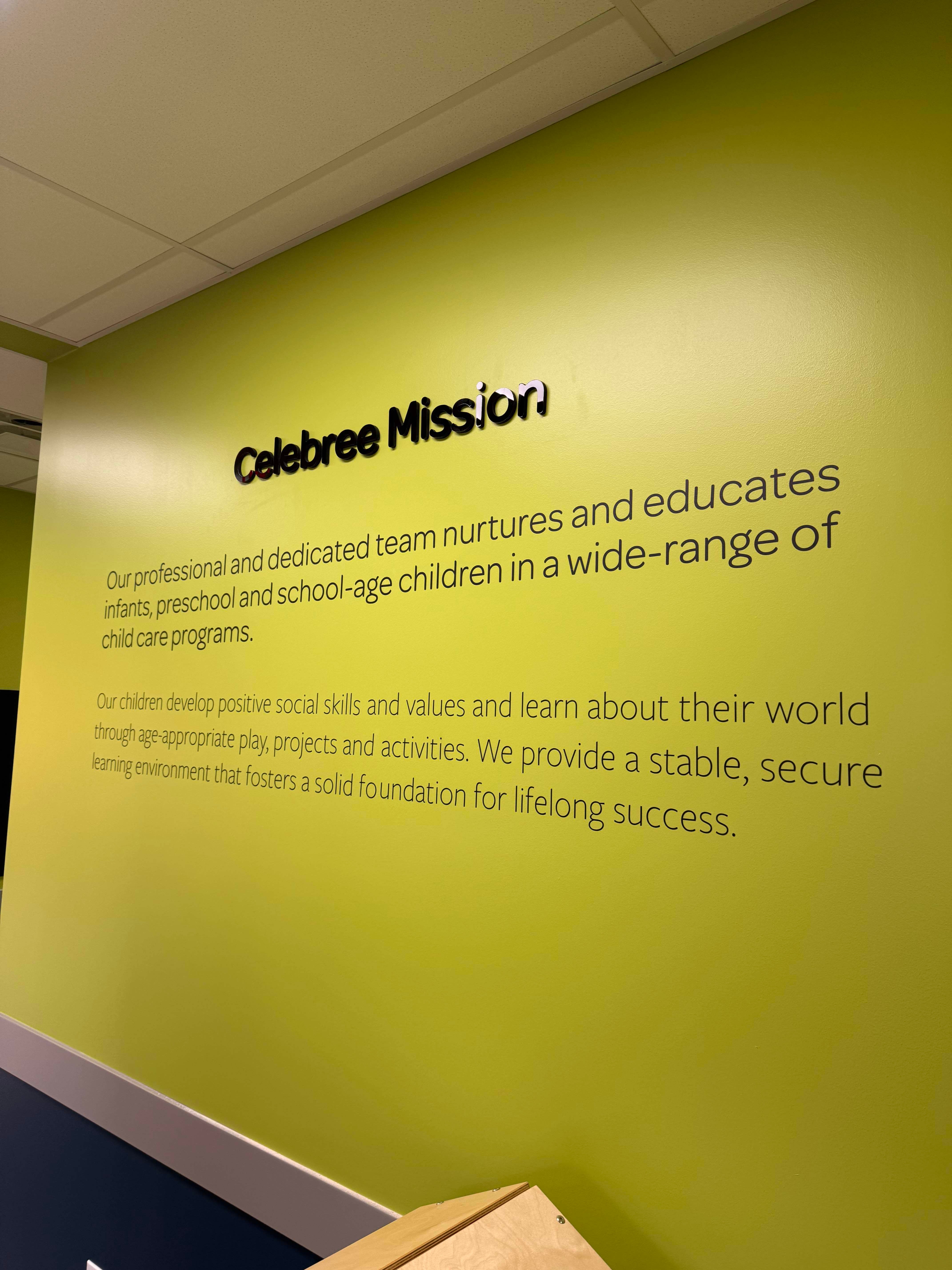 Custom Signs That Transformed Celebree School of Plano