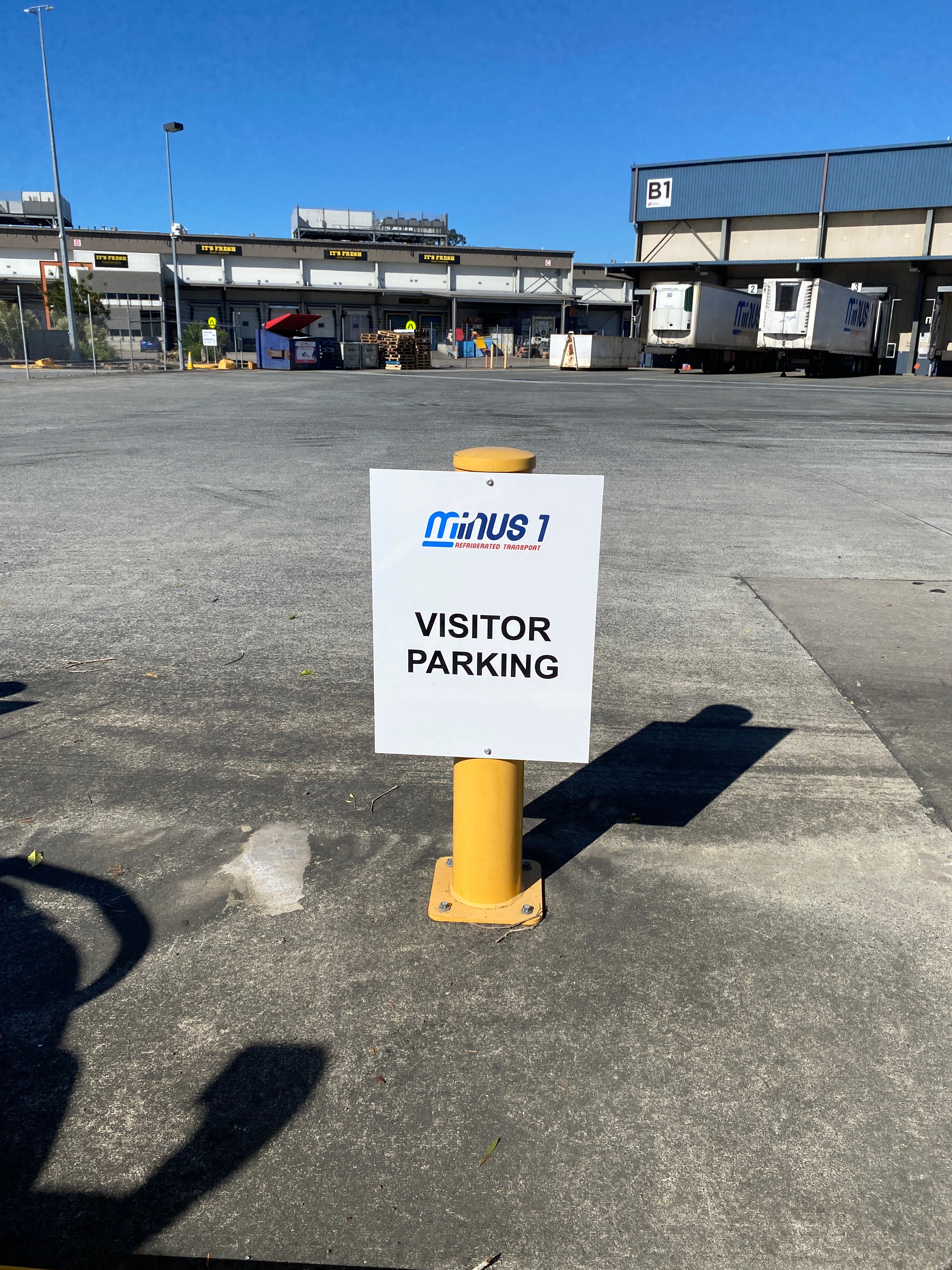 Warehouse Signage for Minus One Refrigeration