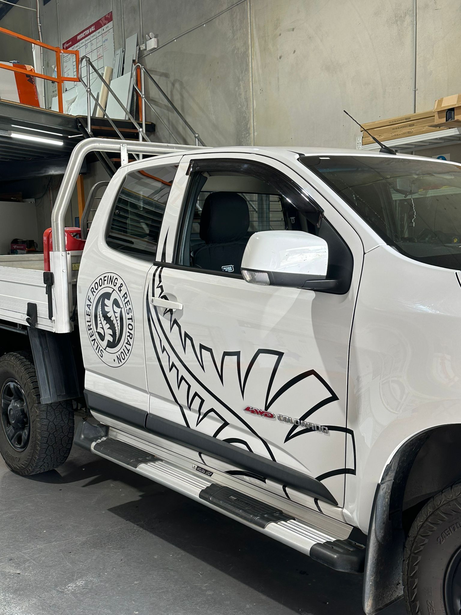Silverleaf Roofing Vehicle Wraps