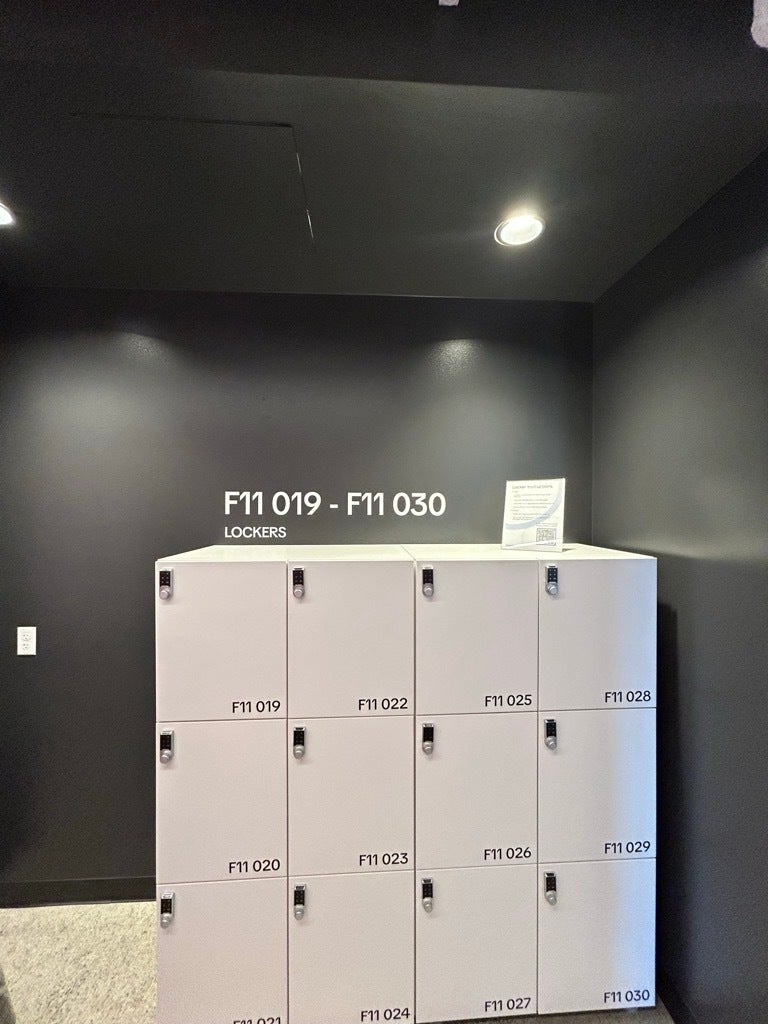 Corporate Office Identification Locker Decals - TikTok, Bellevue, WA
