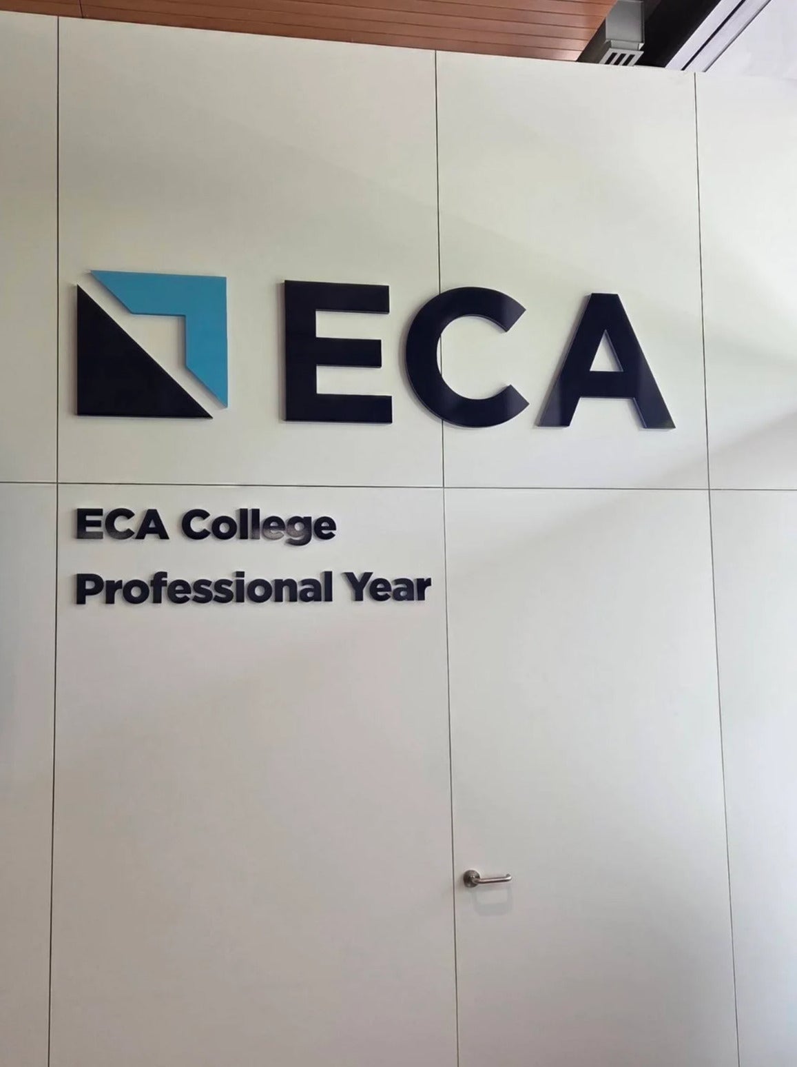 3D Lettering - ECA College - Melbourne.