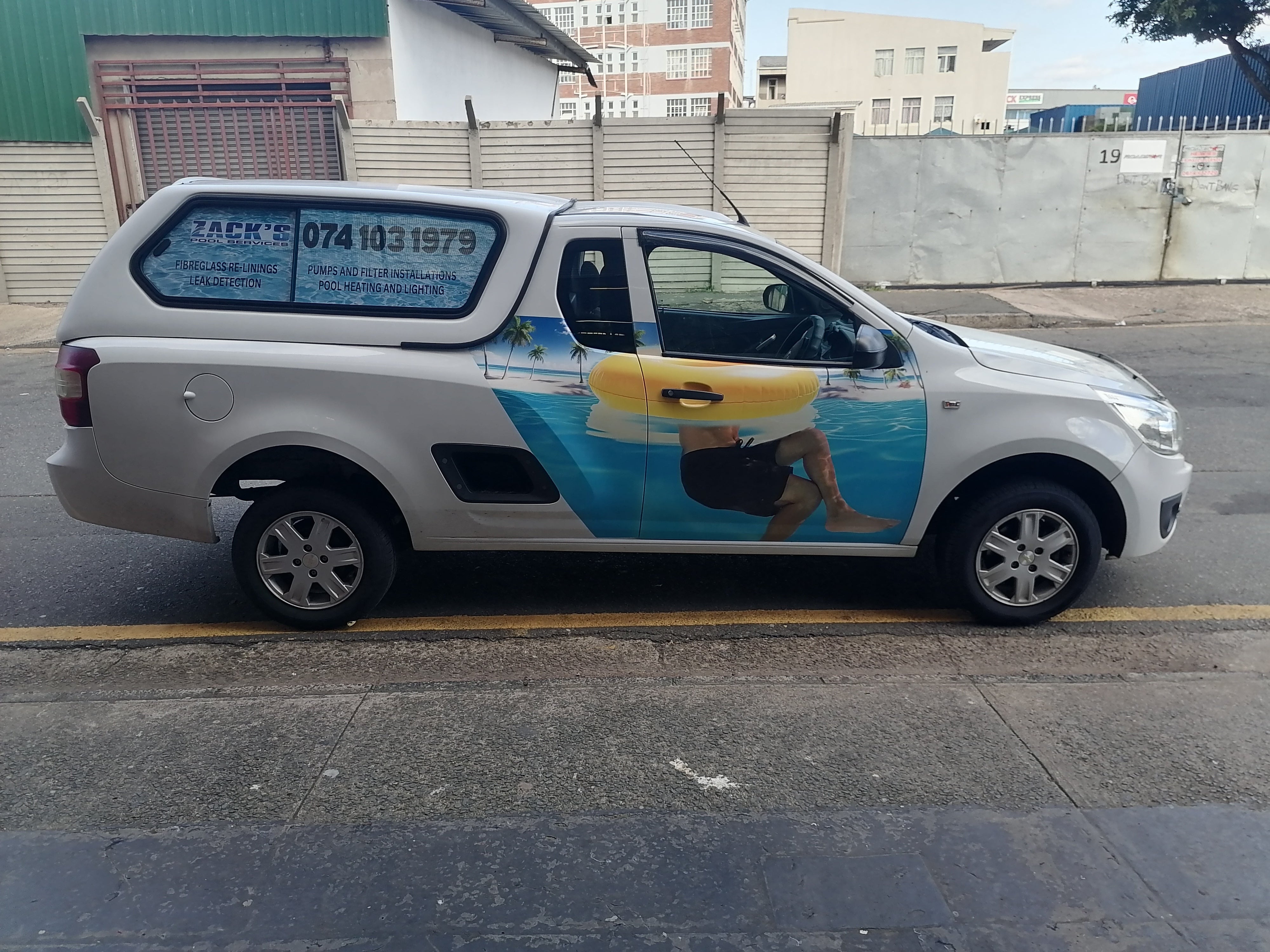 Vehicle Branding for Pool Services Company