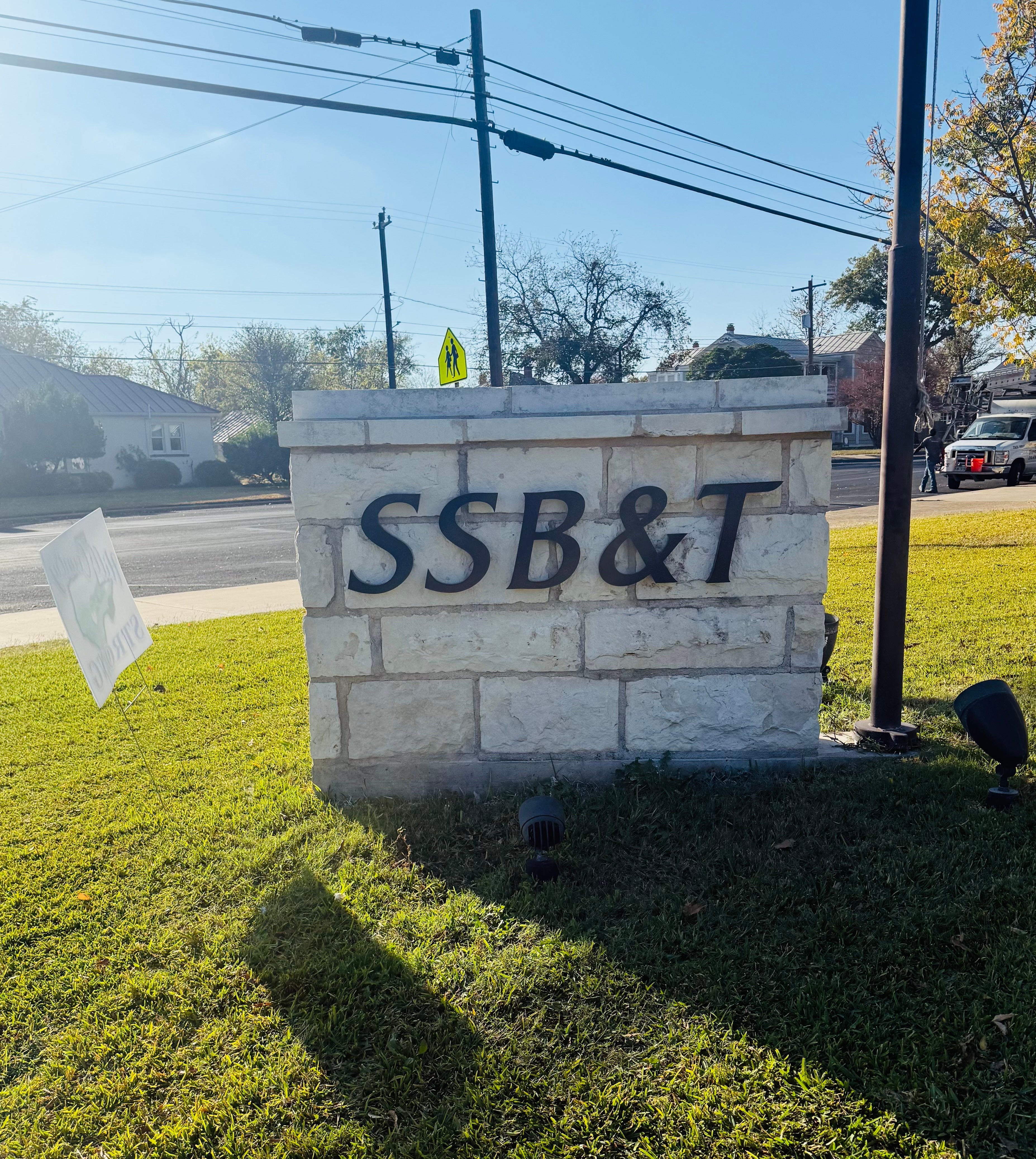 SSB&T Upgrades Their Look With New Signage - San Antonio and Hill ...