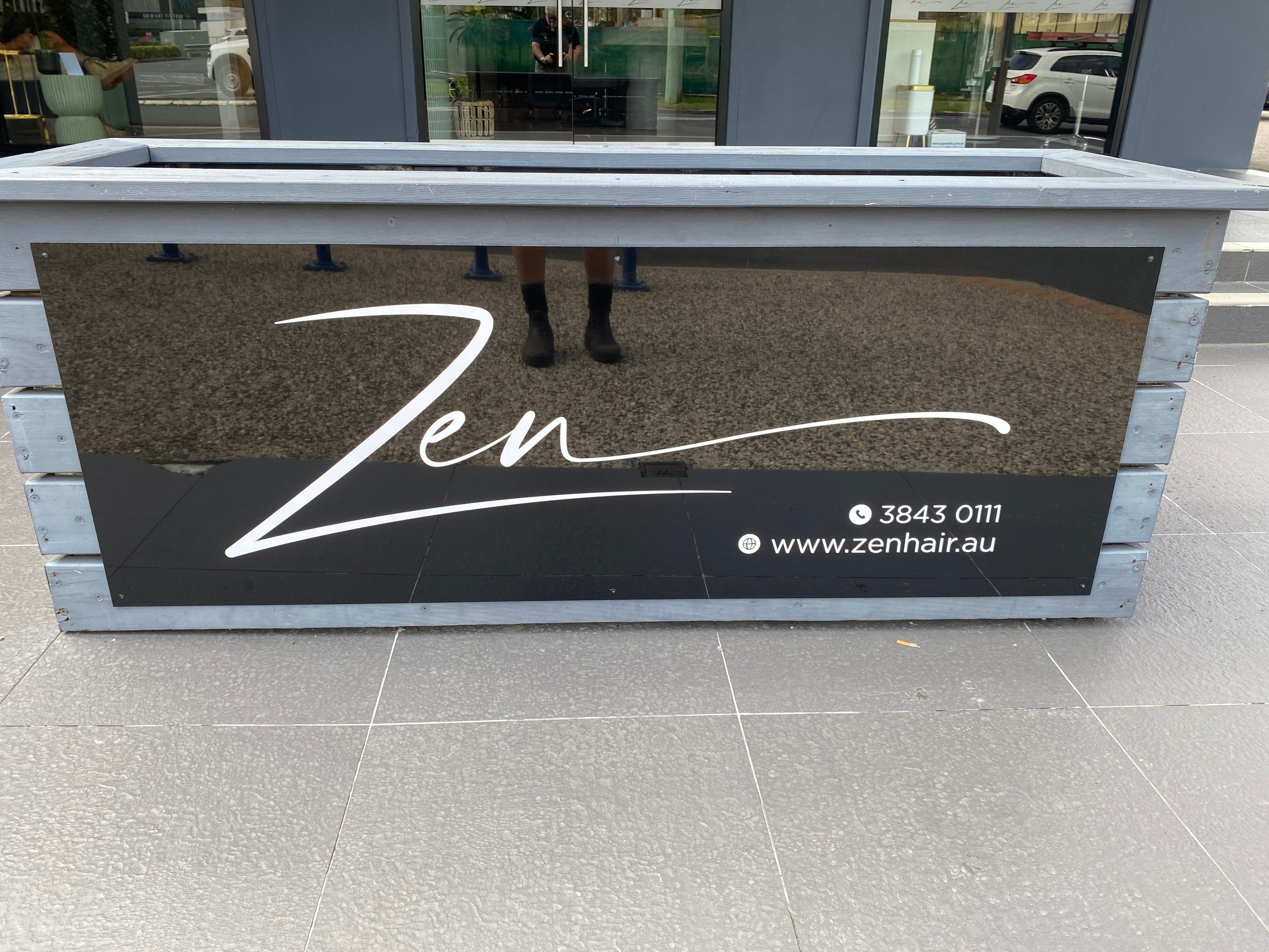 Refined Signage for Zen Hair Skin and Body