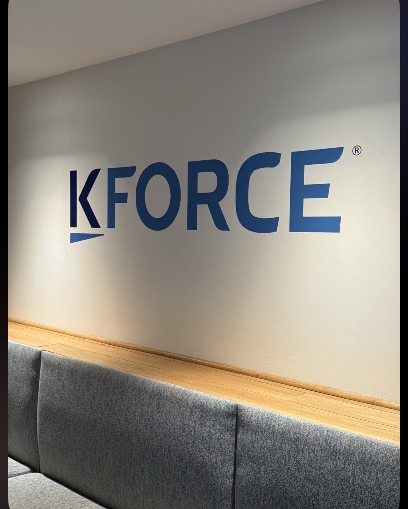 Corporate Wall Graphics for Kforce in Fairfax – Brand Reinforcement by ...